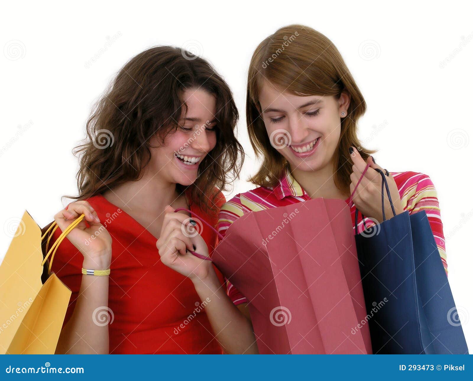 Happy shopping stock image. Image of commerce, gift, beautiful - 293473