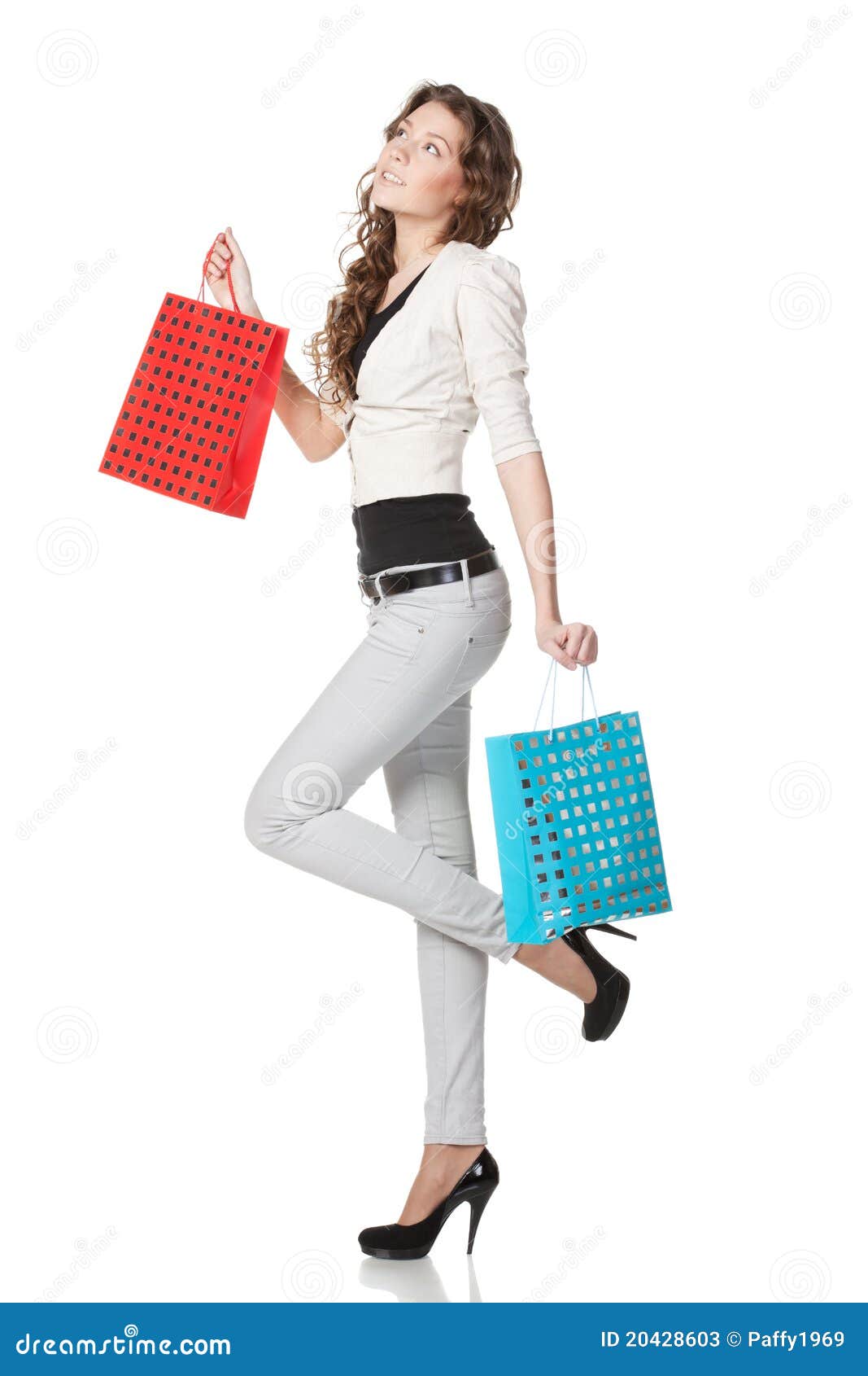Happy shopping hours stock image. Image of paper, consumer - 20428603
