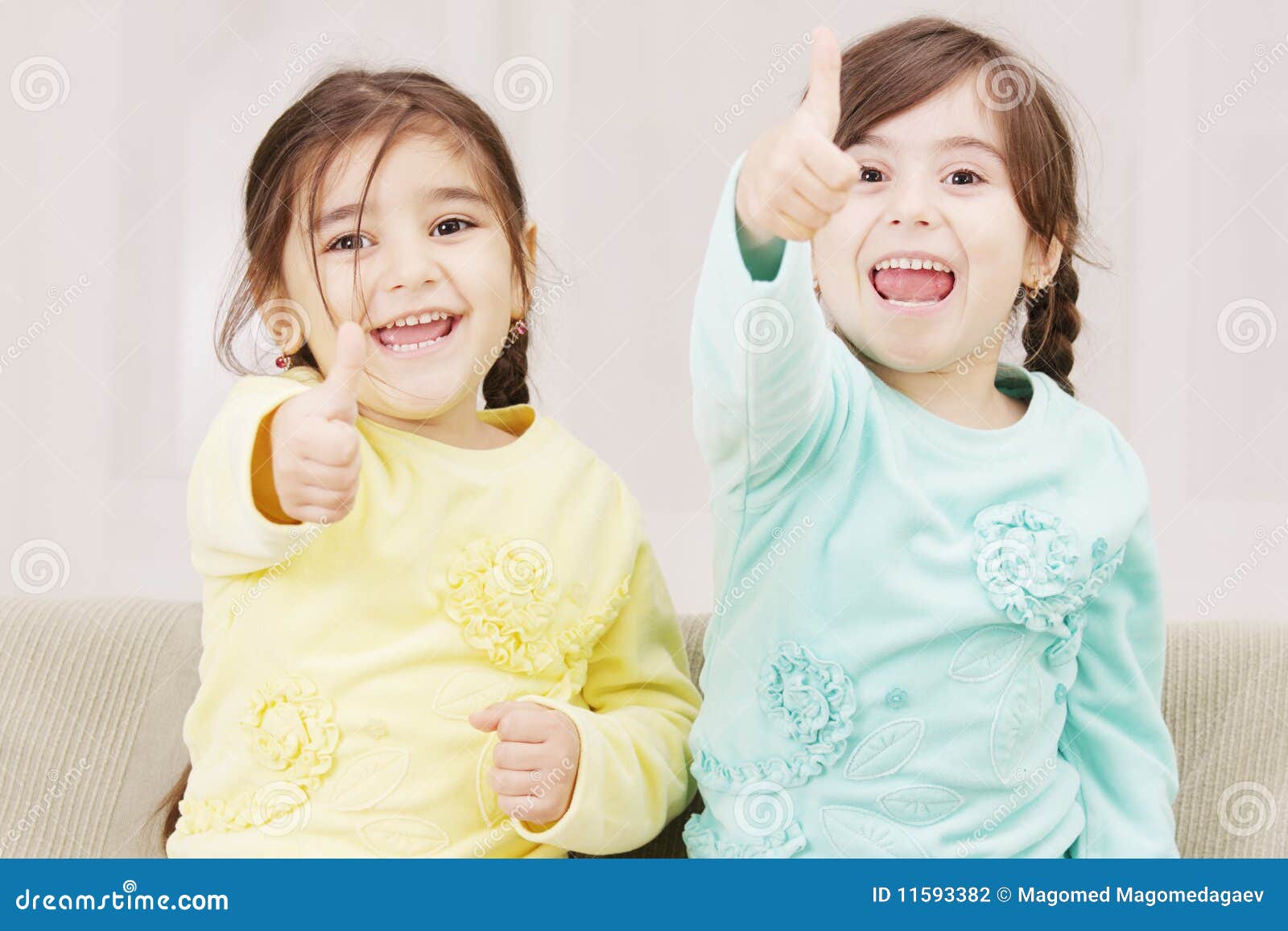 Happy sisters stock photo. Image of blue, young, pretty - 11593382