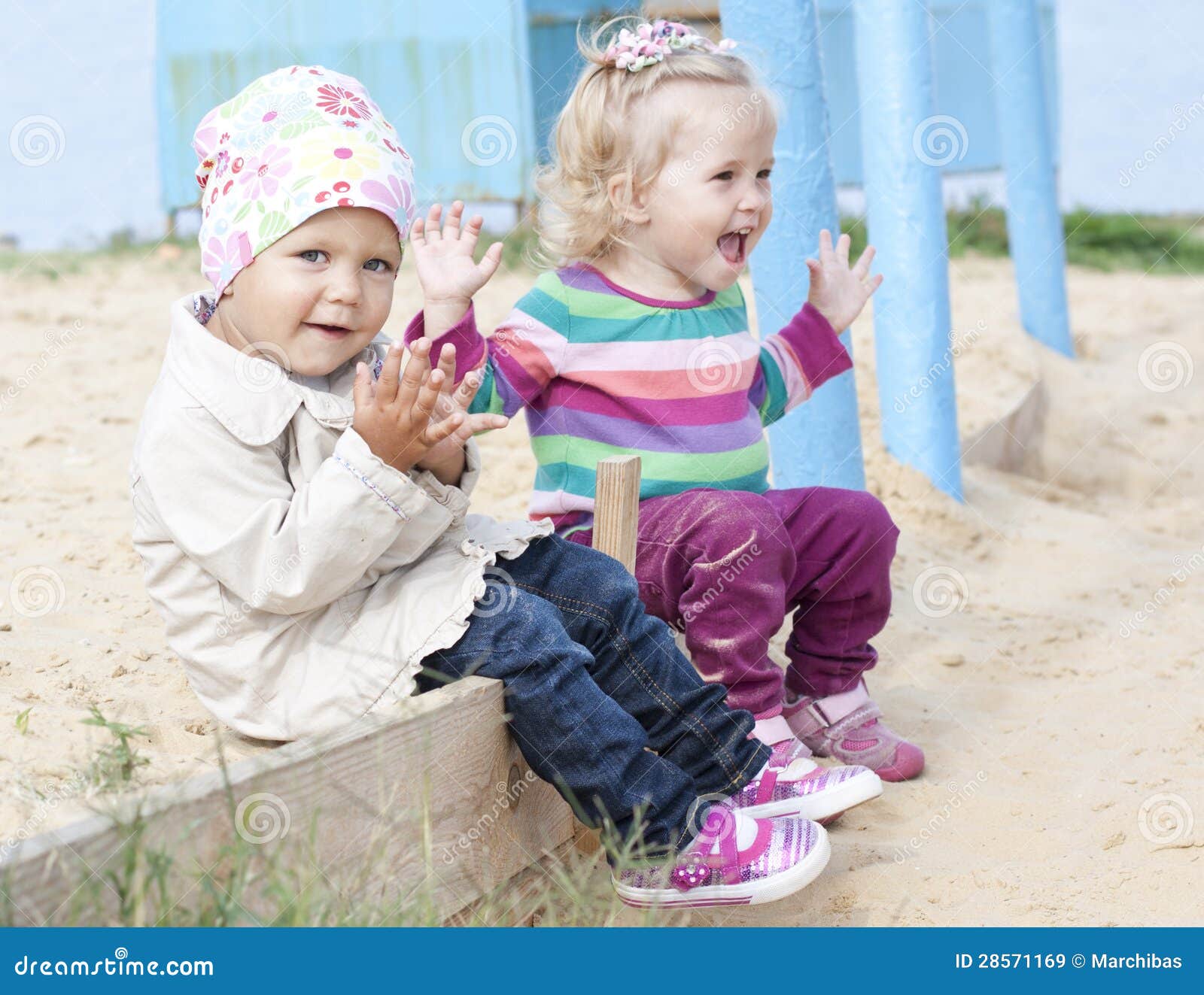 Happy sitting kids stock image. Image of smiling, looking - 28571169
