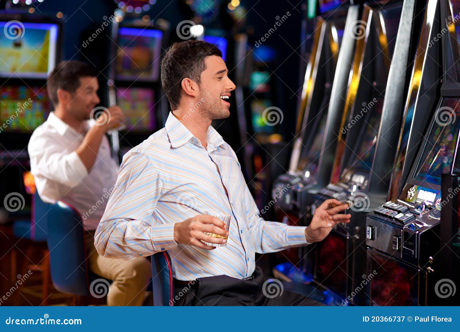 Happy slots winner stock image. Image of game, arcade - 20366737