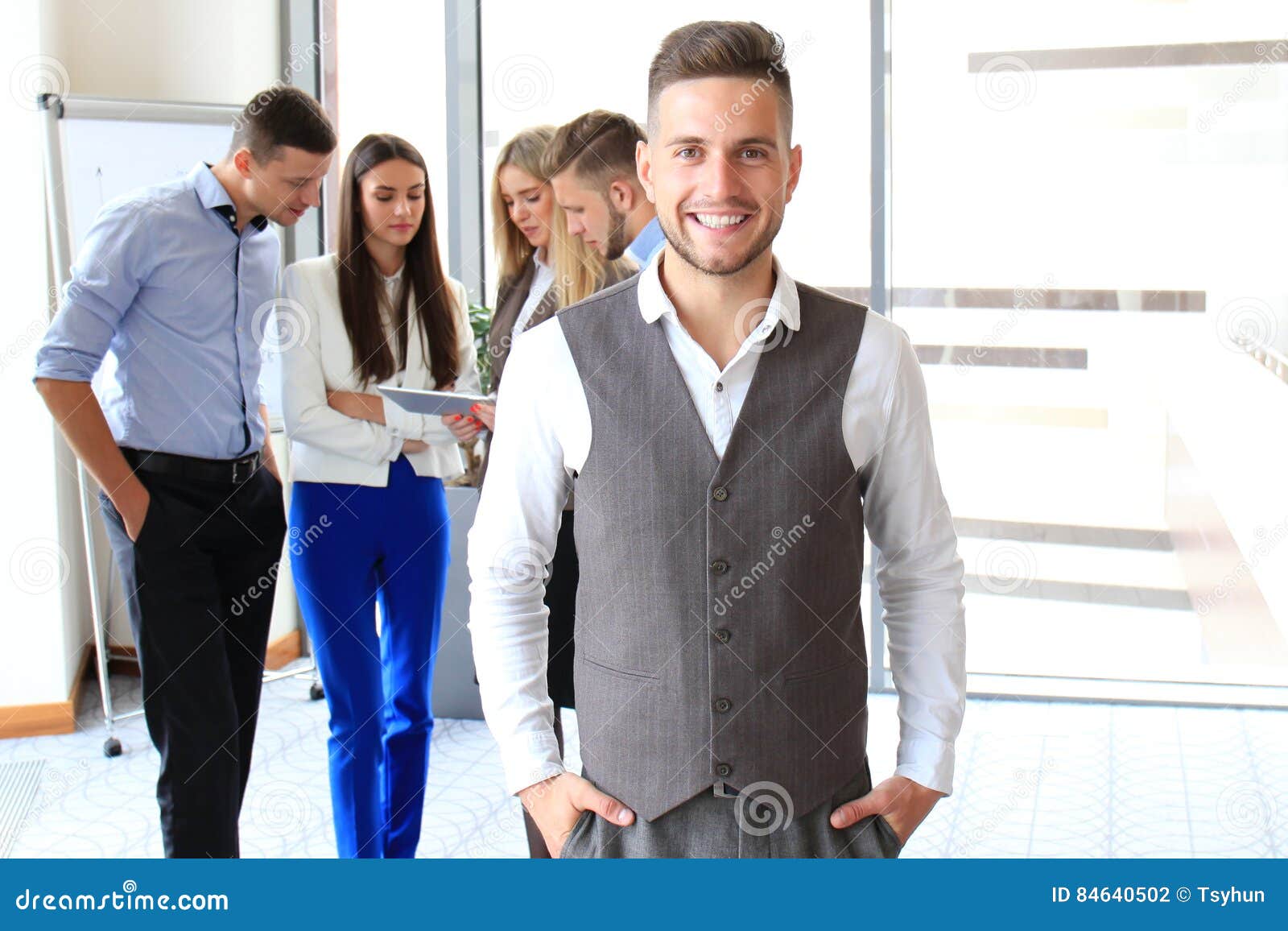 Happy smart businessman stock photo. Image of happy, contemporary ...