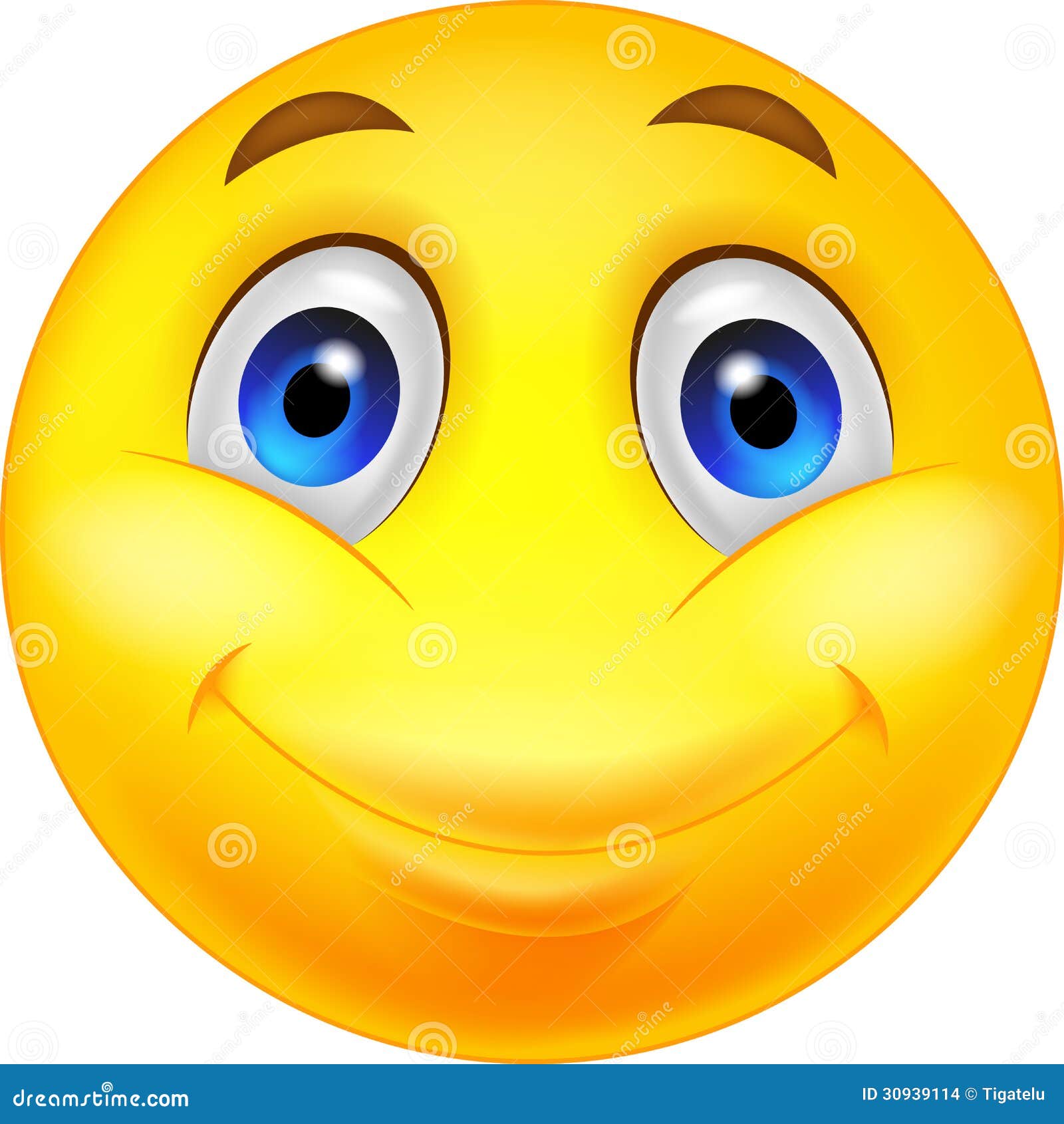 Happy Smiley Cartoon Stock Images - Image: 30939114