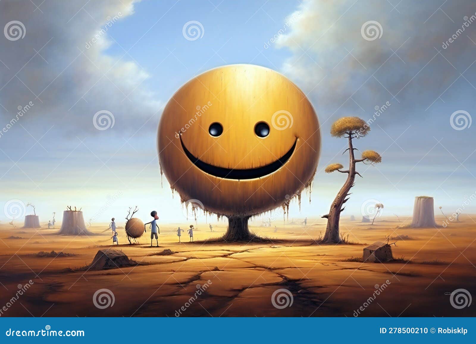 Happy smiley face mascot stock illustration. Illustration of emotion ...
