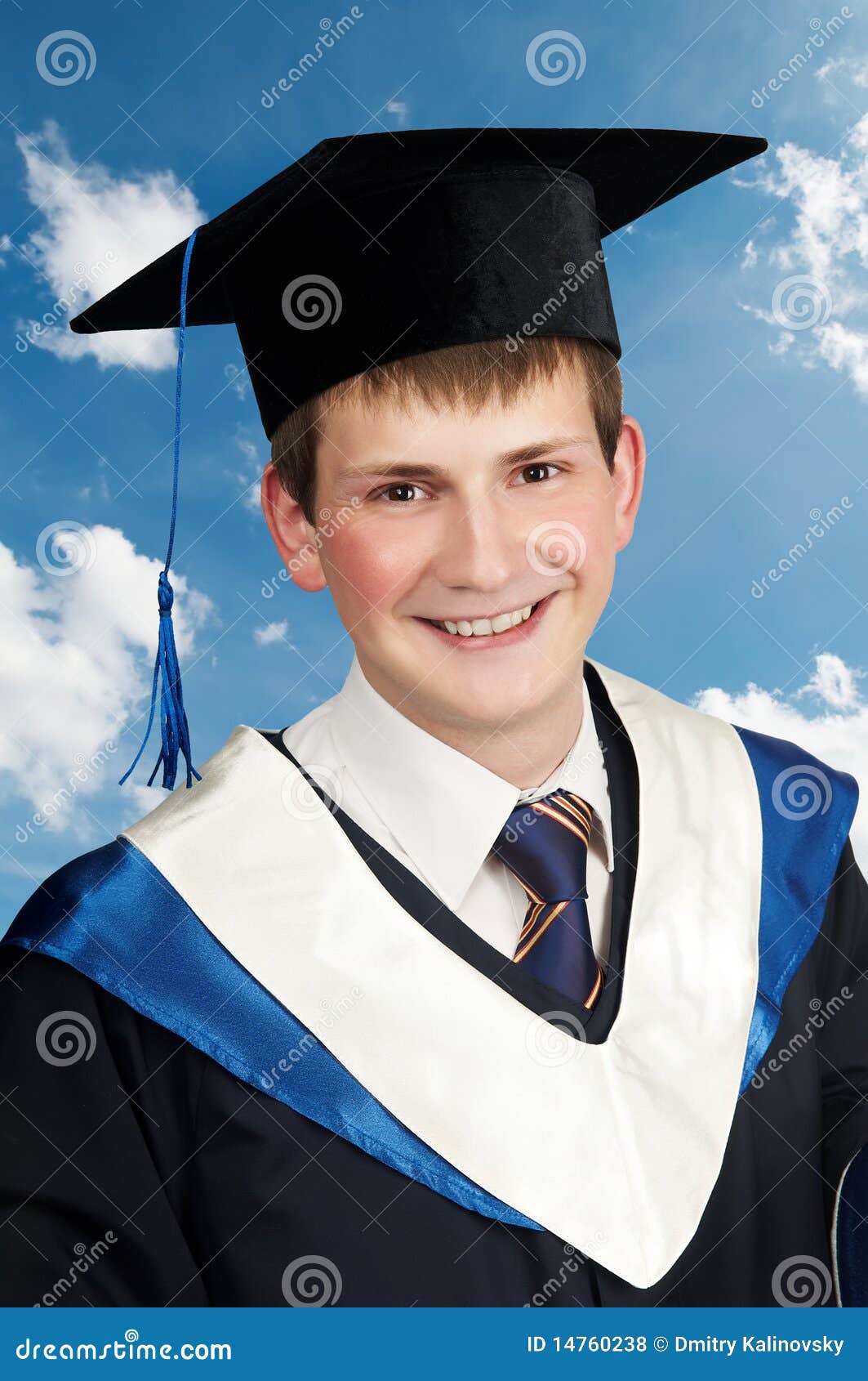 Happy smiley graduate boy stock photo. Image of smiley - 14760238