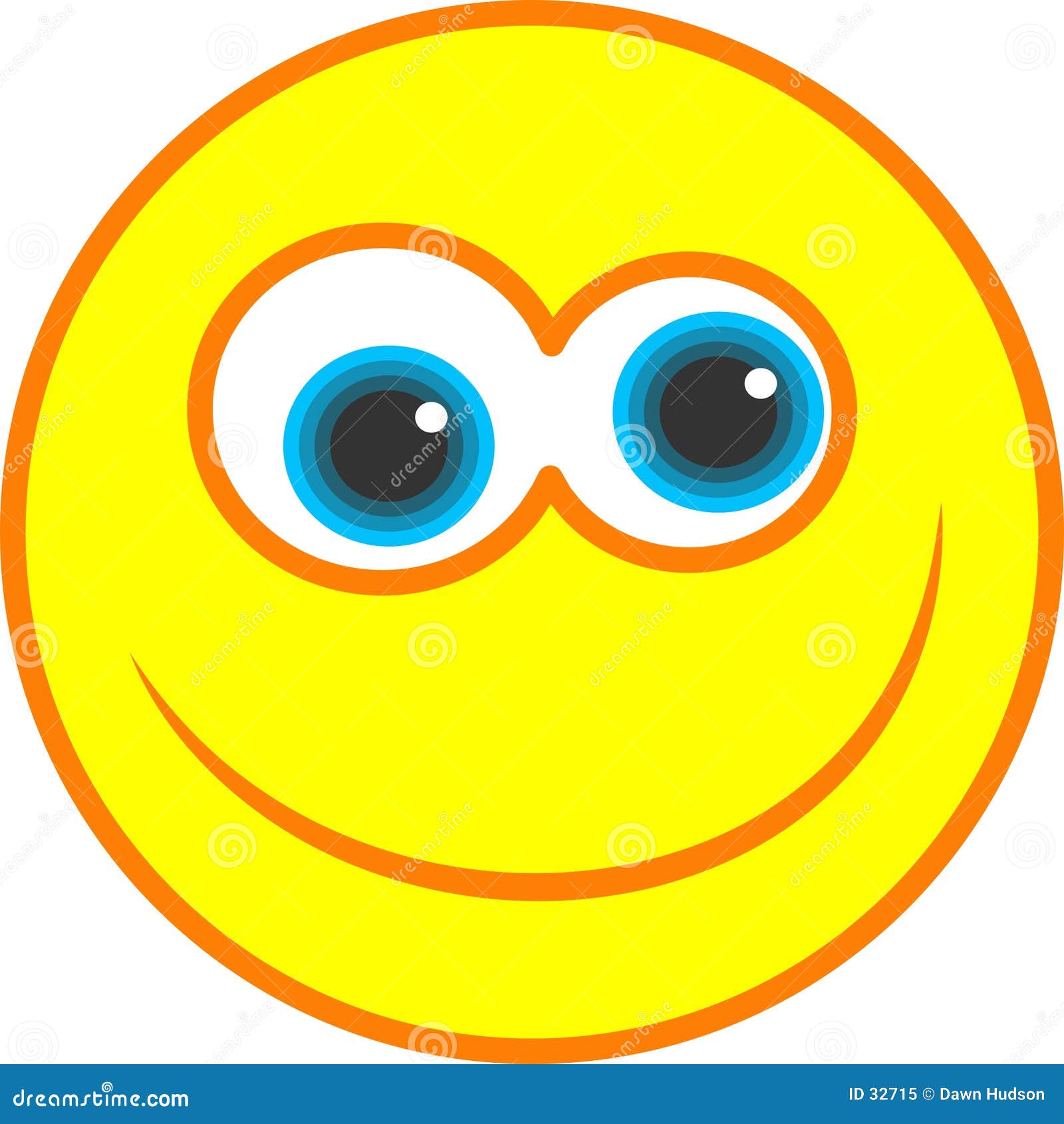 Happy Smiley Icon stock vector. Illustration of icons, smilies - 32715
