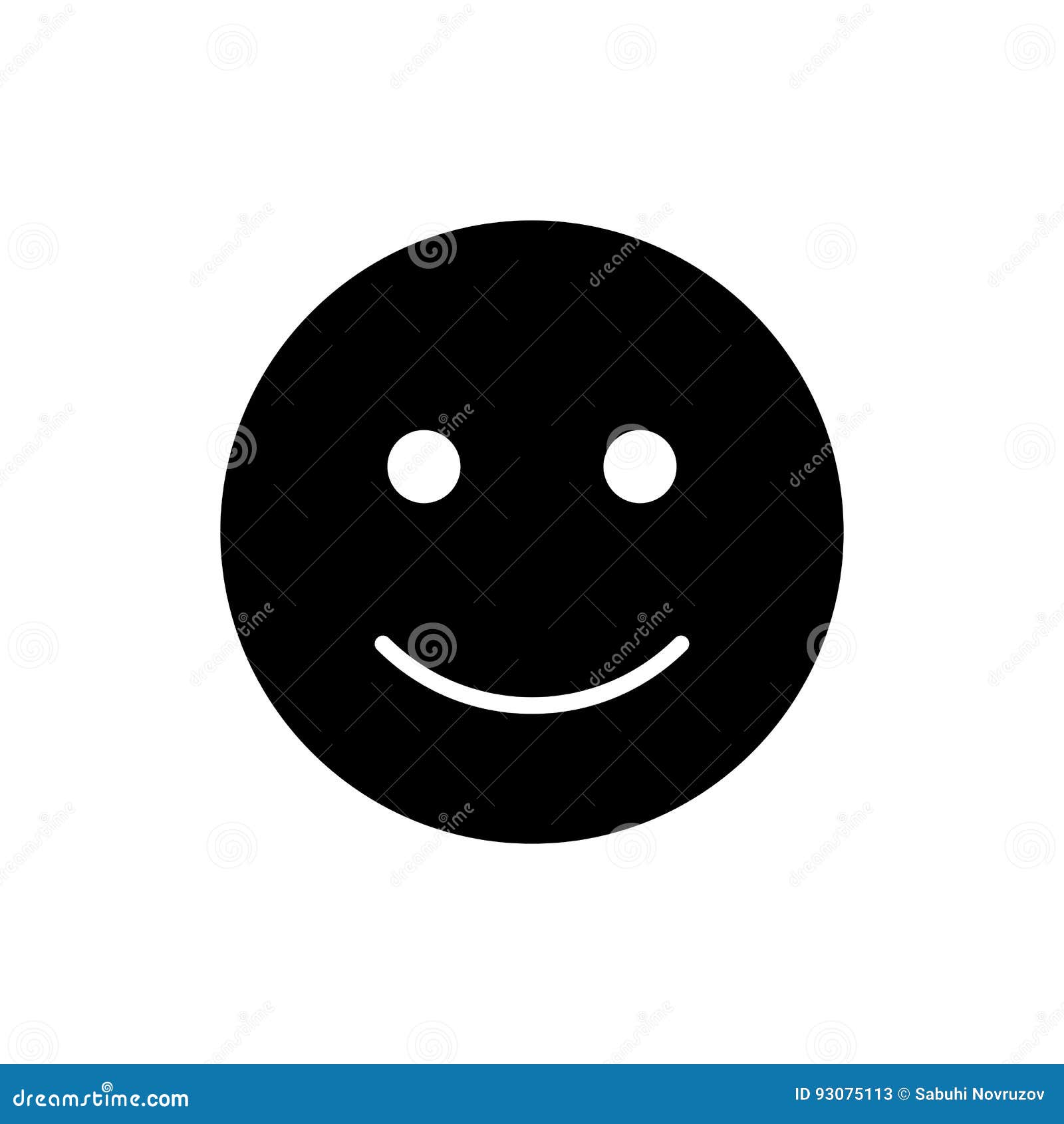 Smile Icon Black And White