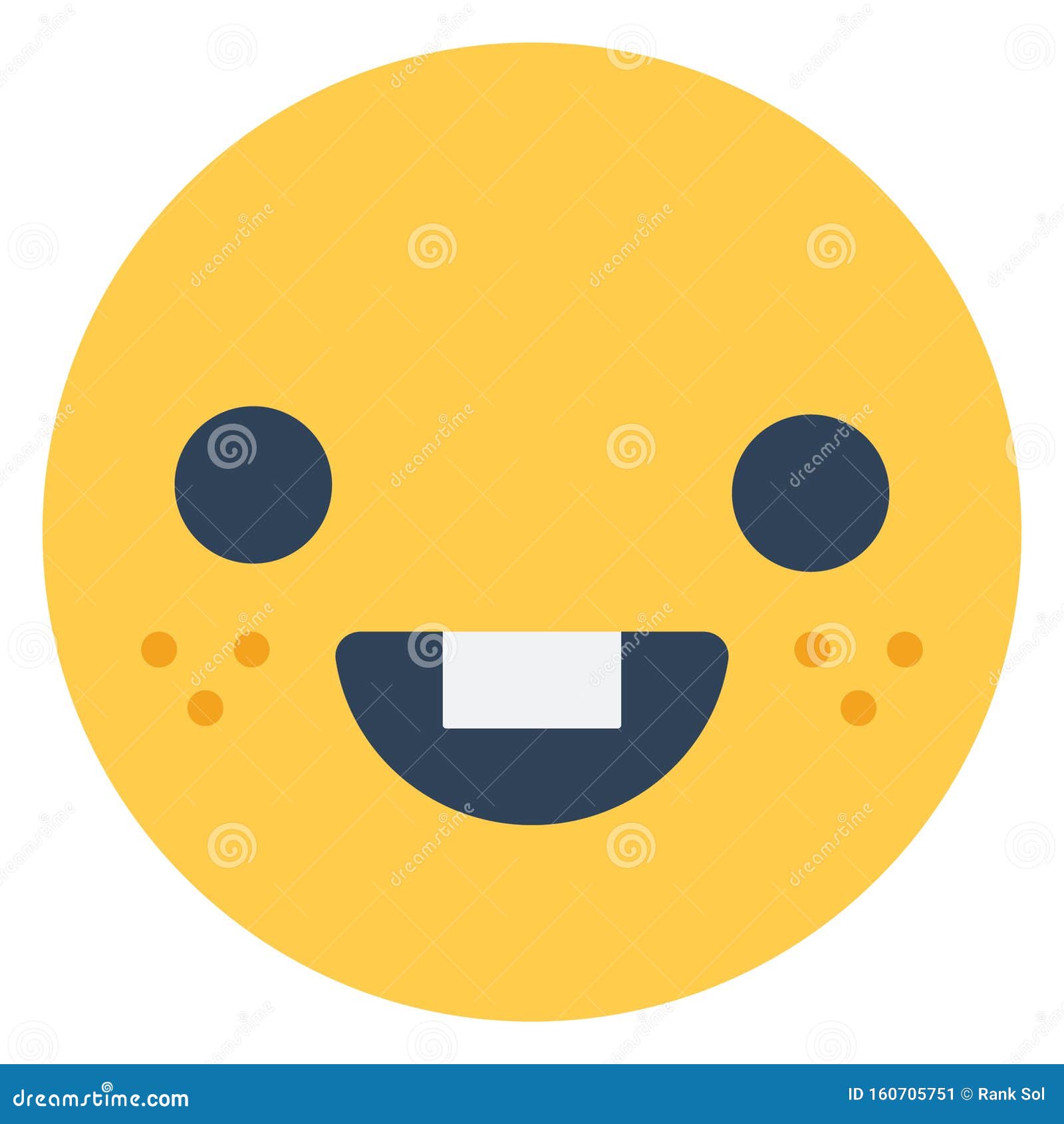 Happy Smiley Vector Icon Fully Editable Stock Vector - Illustration of ...