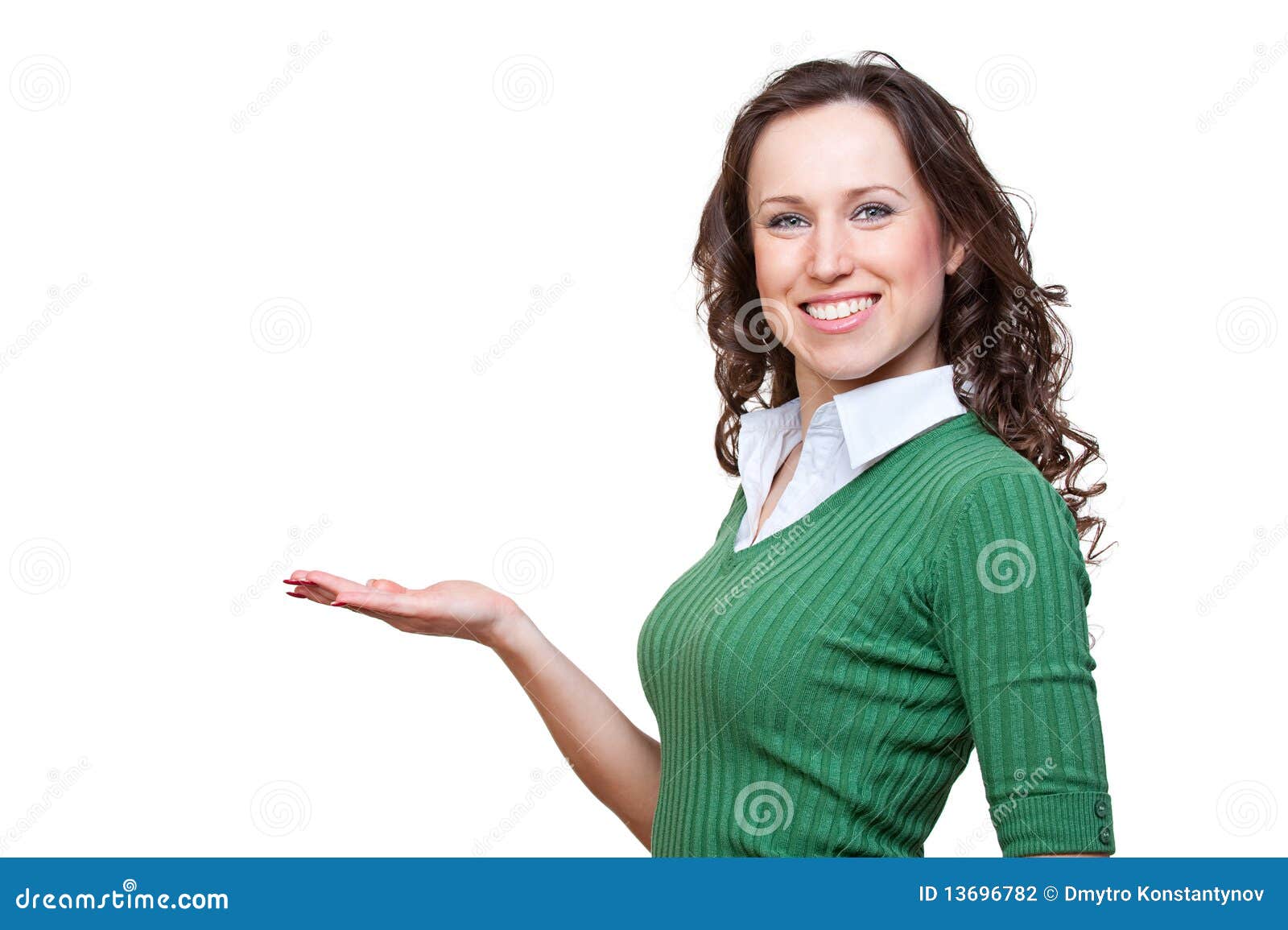 Happy smiley woman stock photo. Image of alluring, attractive - 13696782