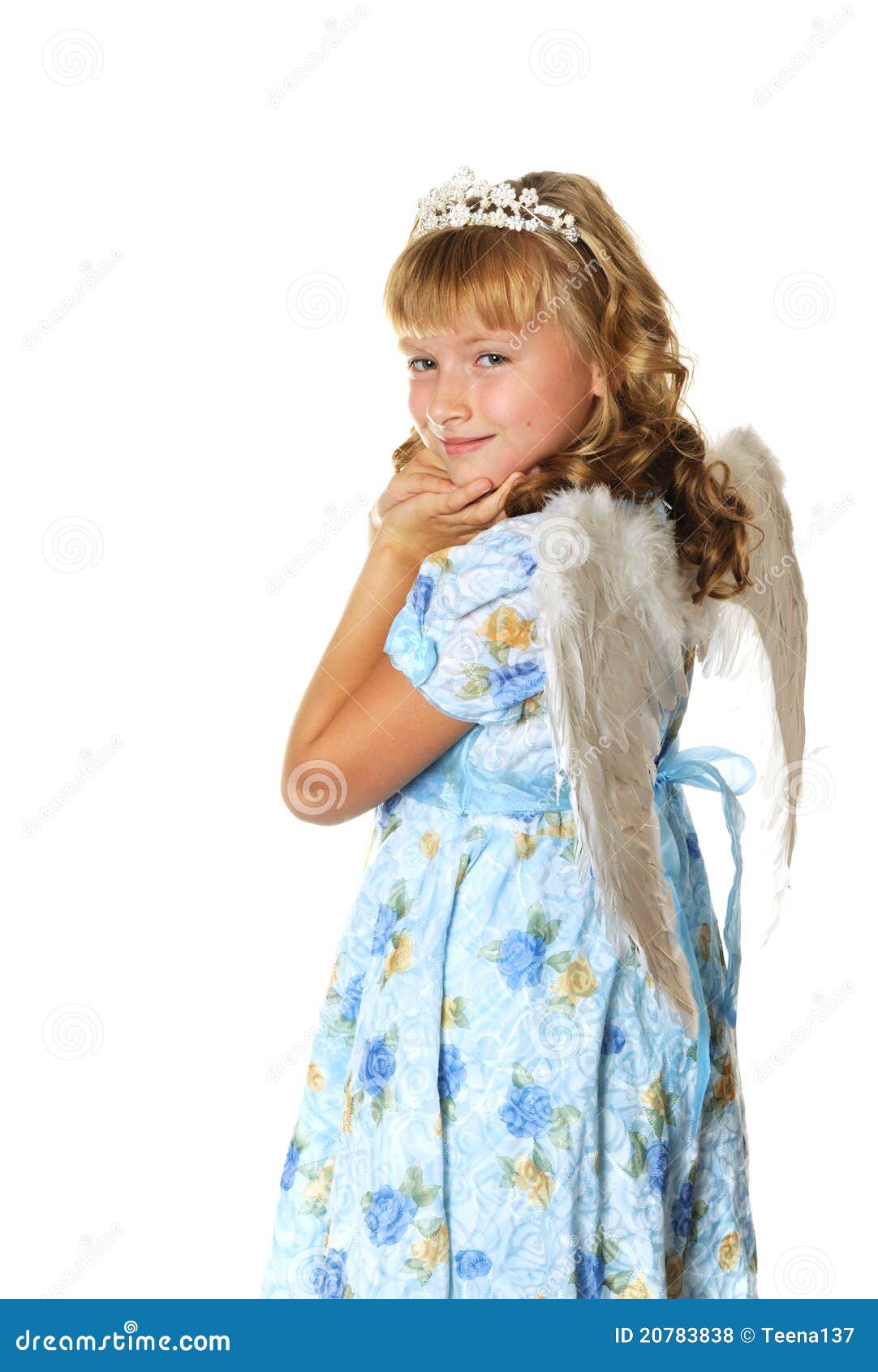Happy smiling angel stock photo. Image of girl, beautiful - 20783838