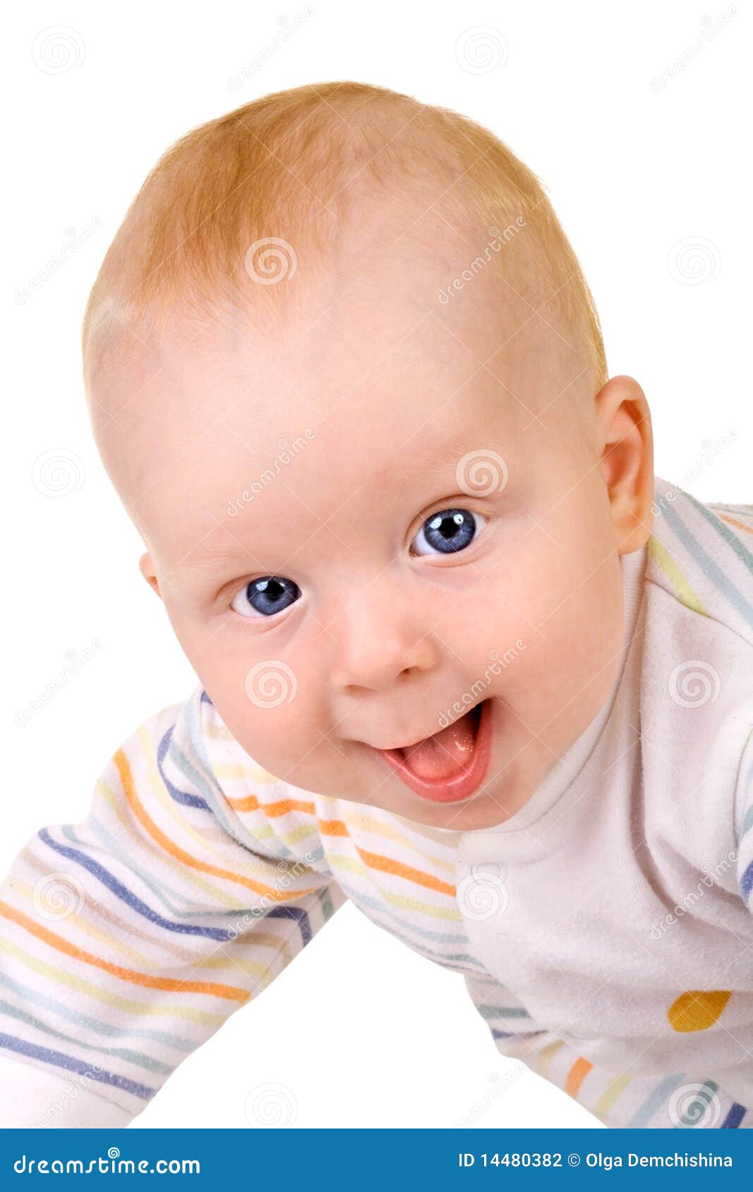 Happy smiling baby stock photo. Image of clean, eyes - 14480382