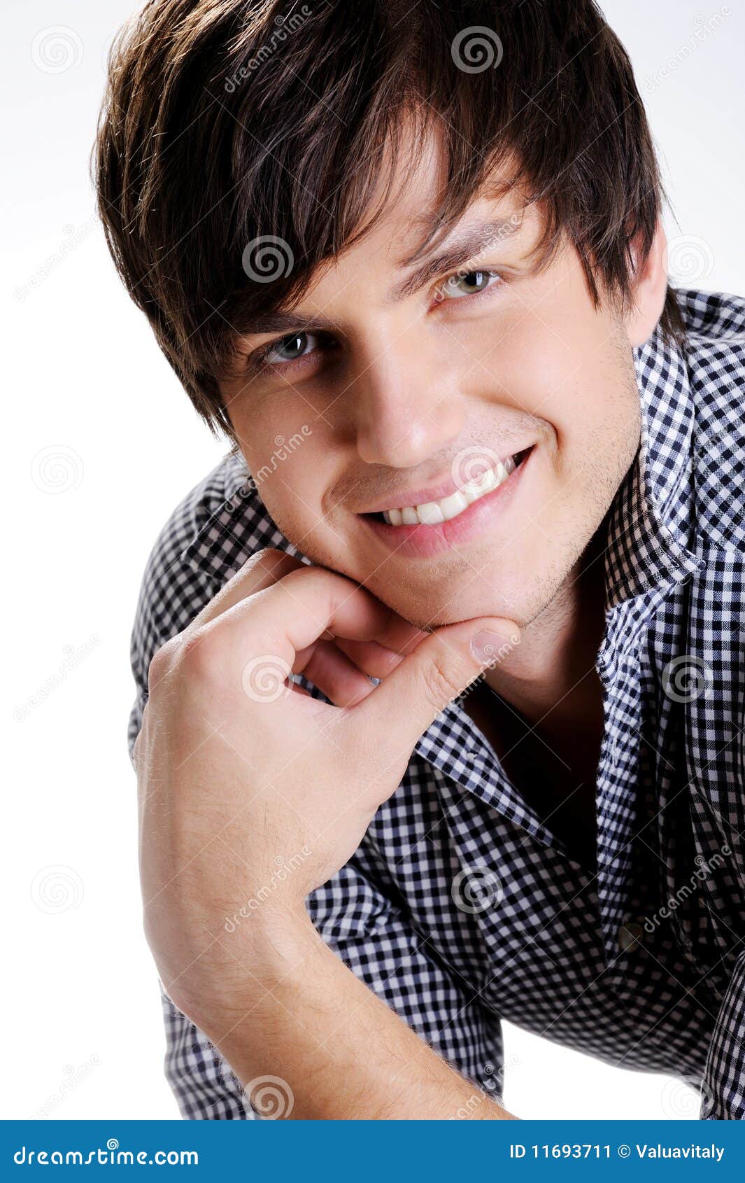 Happy Smiling Beautiful Man Stock Image - Image of sensual, expression ...