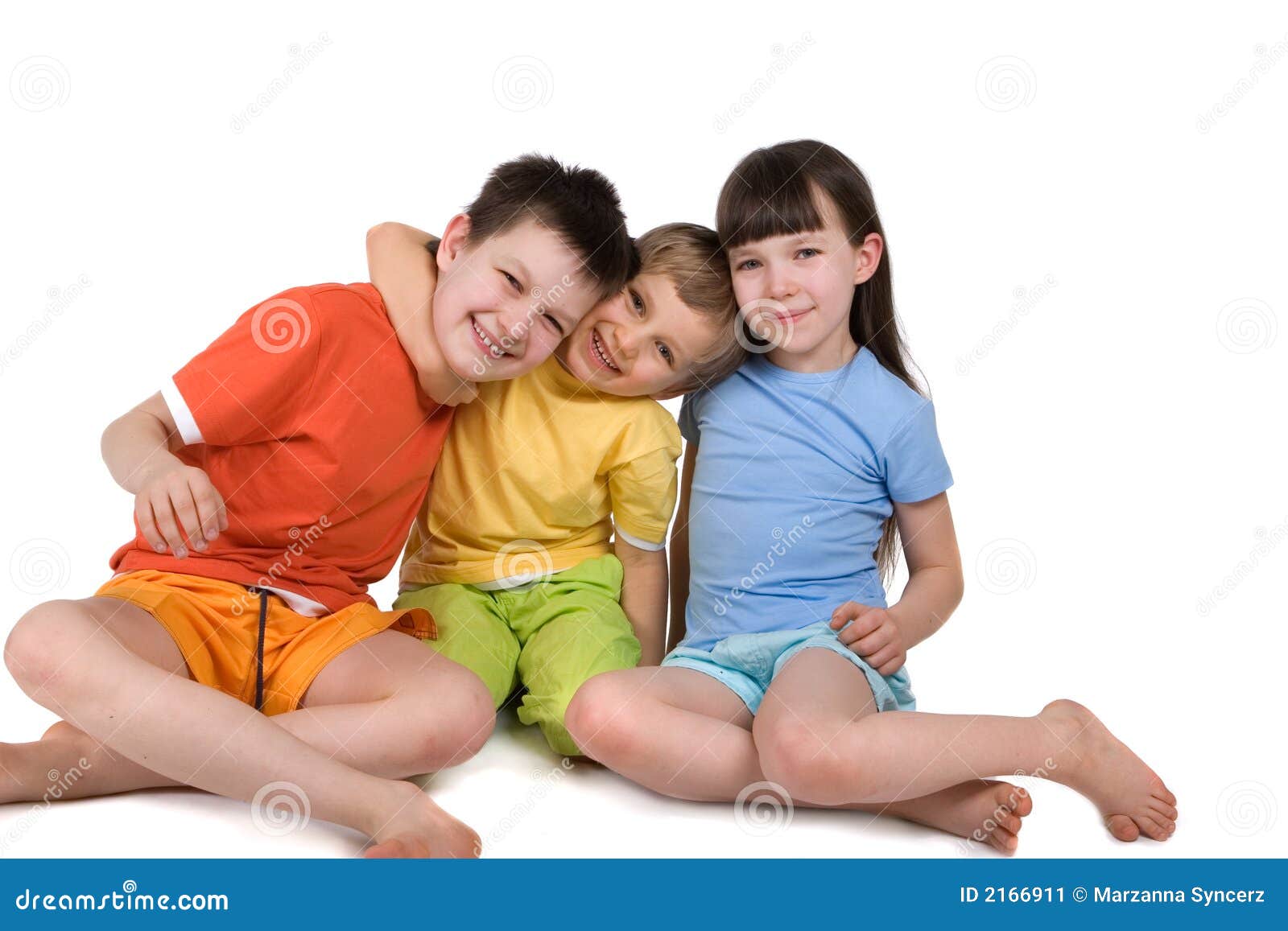 Happy Smiling Children stock image. Image of housing, buddies - 2166911
