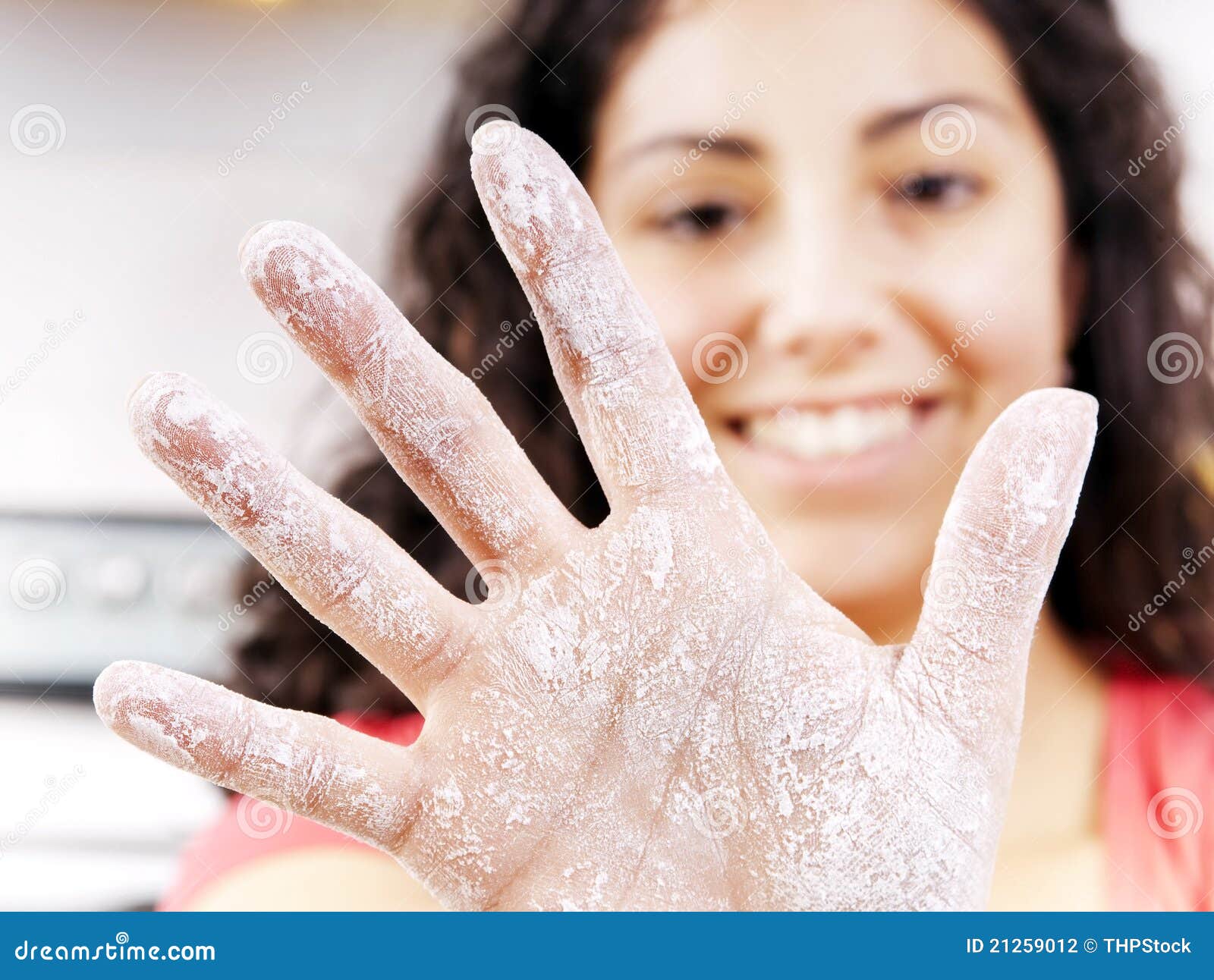 Happy Smiling Cook stock photo. Image of color, blurred - 21259012