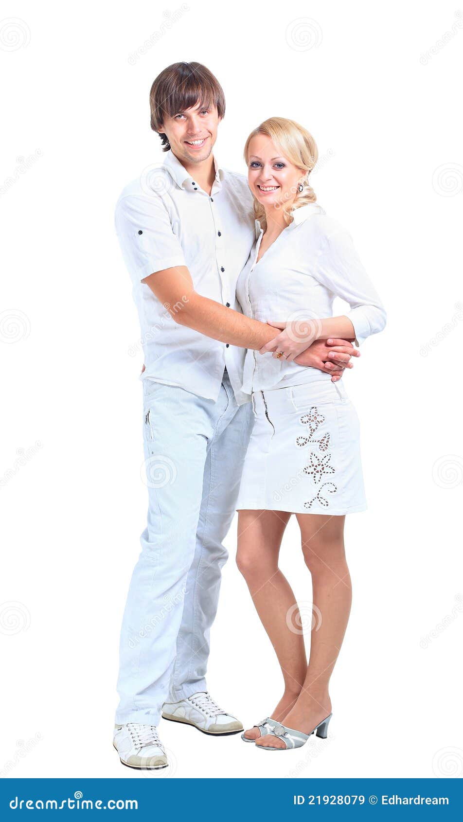Happy smiling couple stock image. Image of caucasian - 21928079