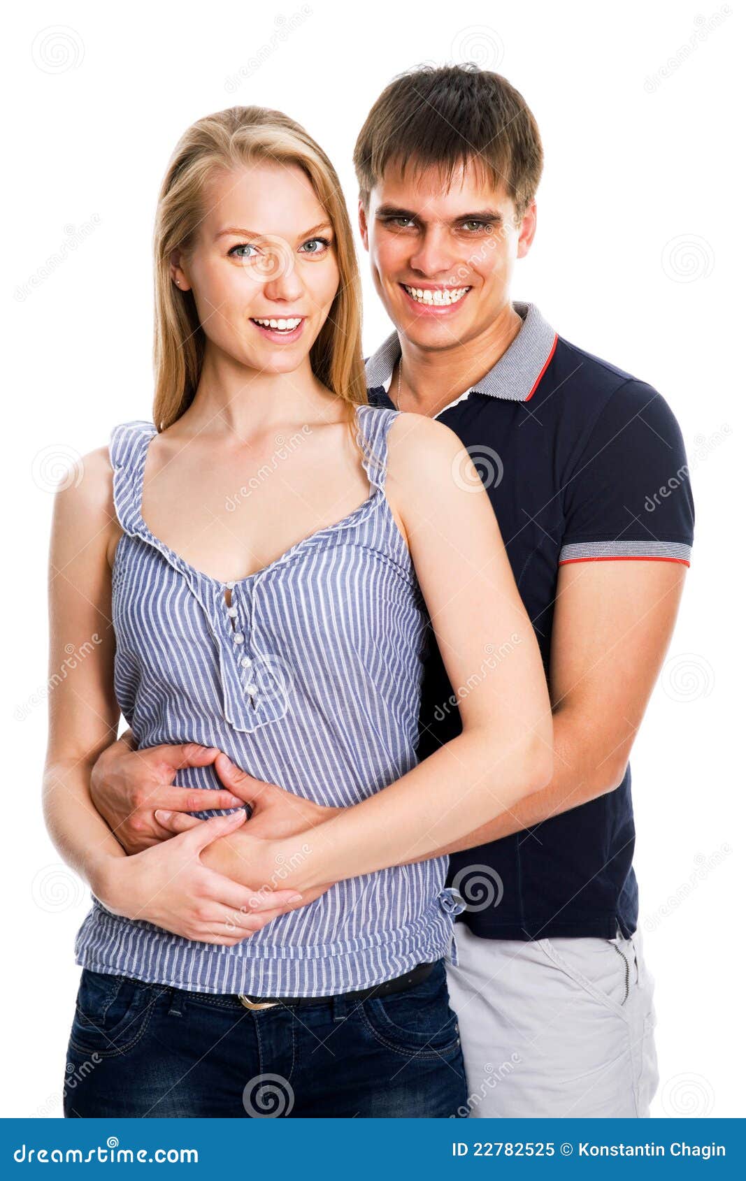 Happy smiling couple stock image. Image of smiling, feeling - 22782525