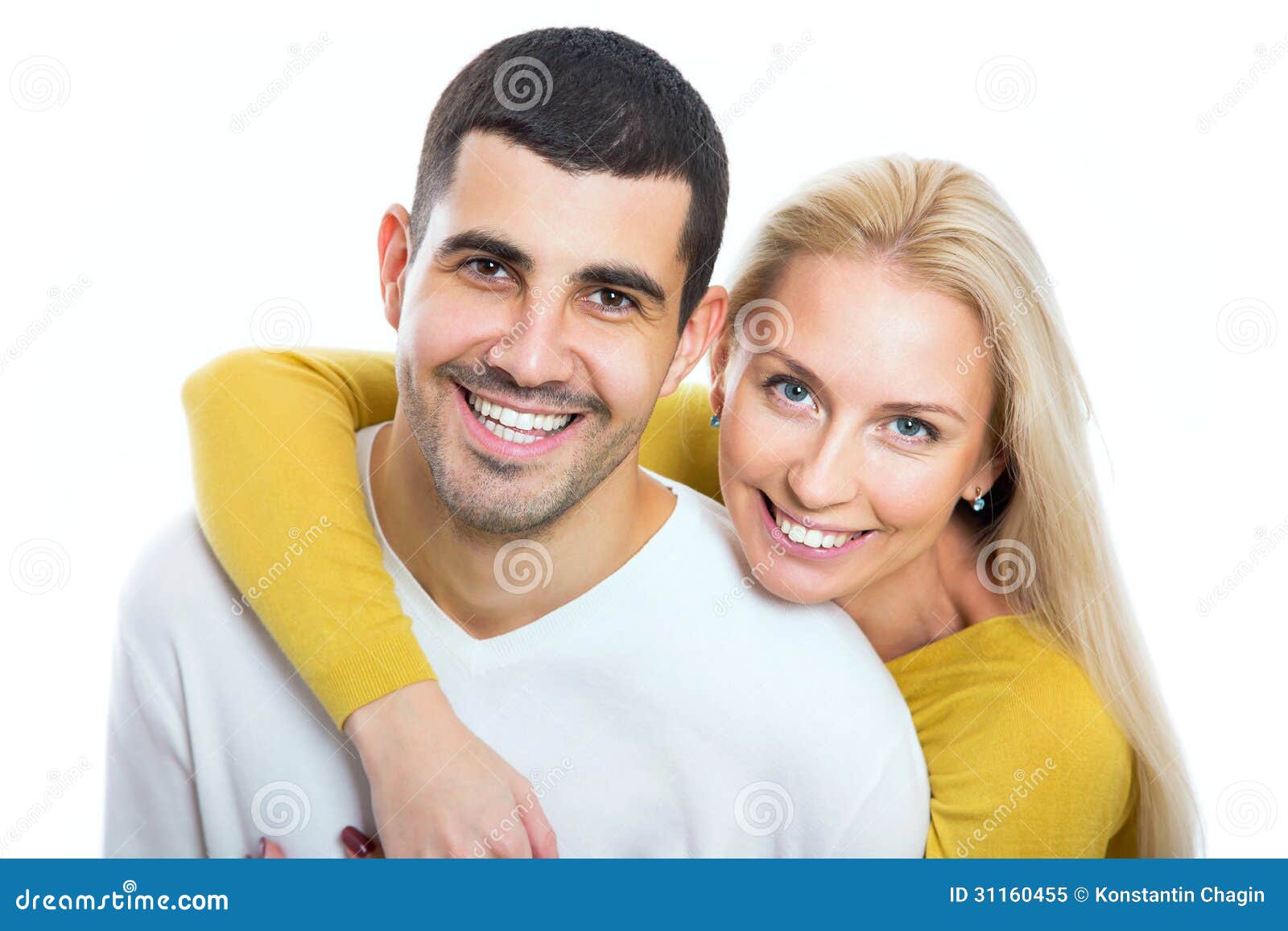 Happy smiling couple stock image. Image of happy, female - 31160455