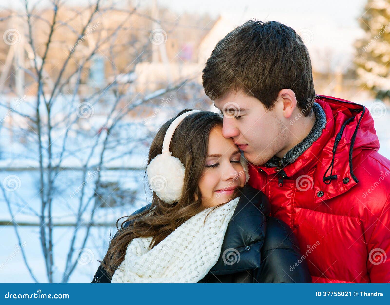 Happy Smiling Couple in Love. Stock Image - Image of emotional, funny ...
