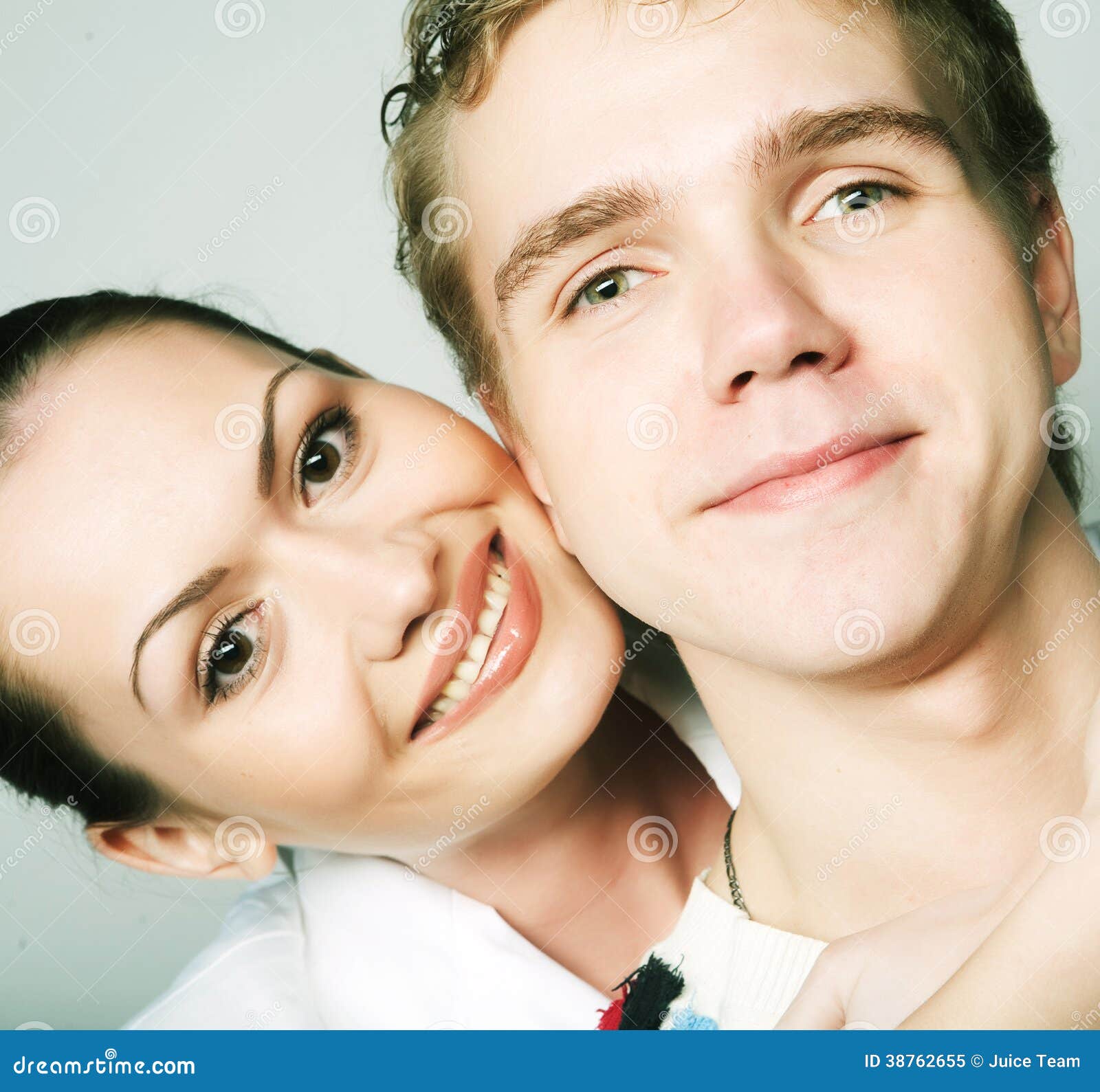 Happy smiling couple stock image. Image of couple, beauty - 38762655