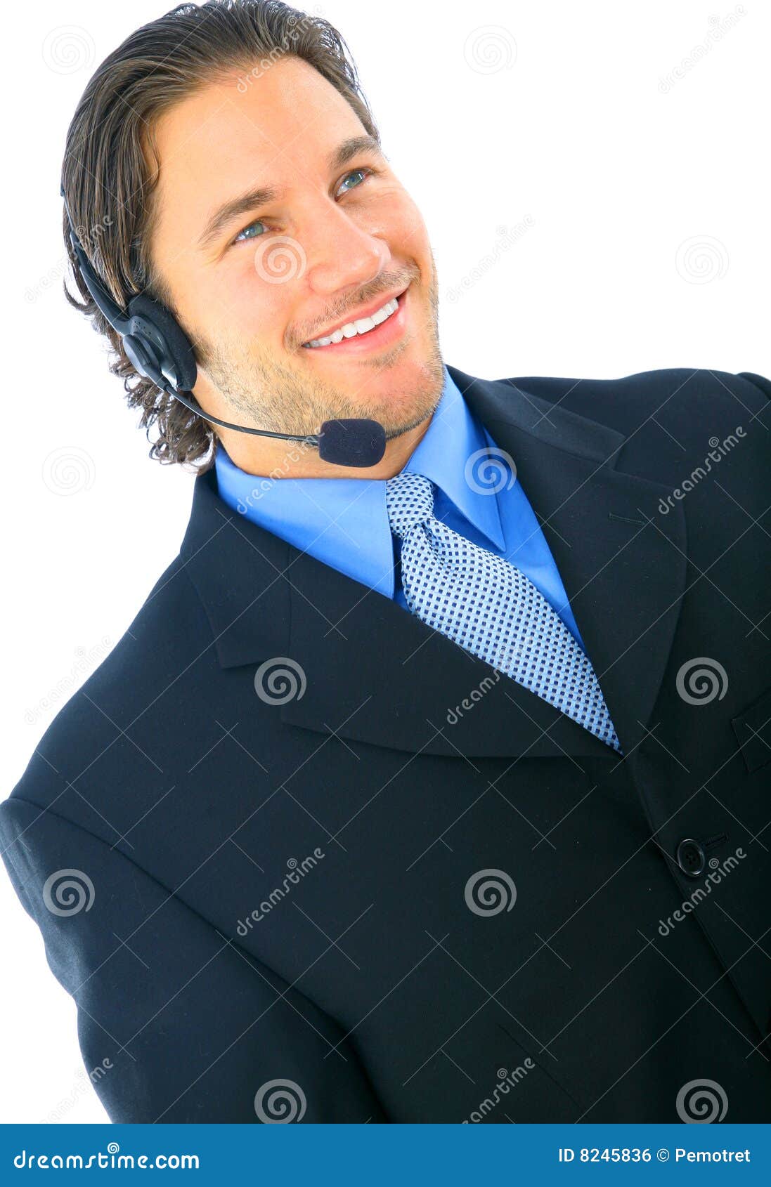Happy Smiling Customer Service Stock Photo - Image of cheerful ...