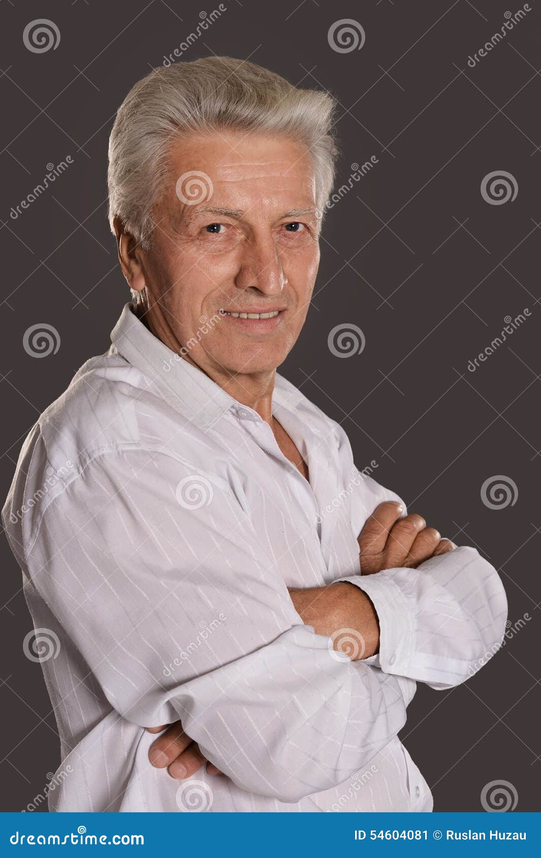 Happy smiling elder man stock image. Image of aged, nice - 54604081