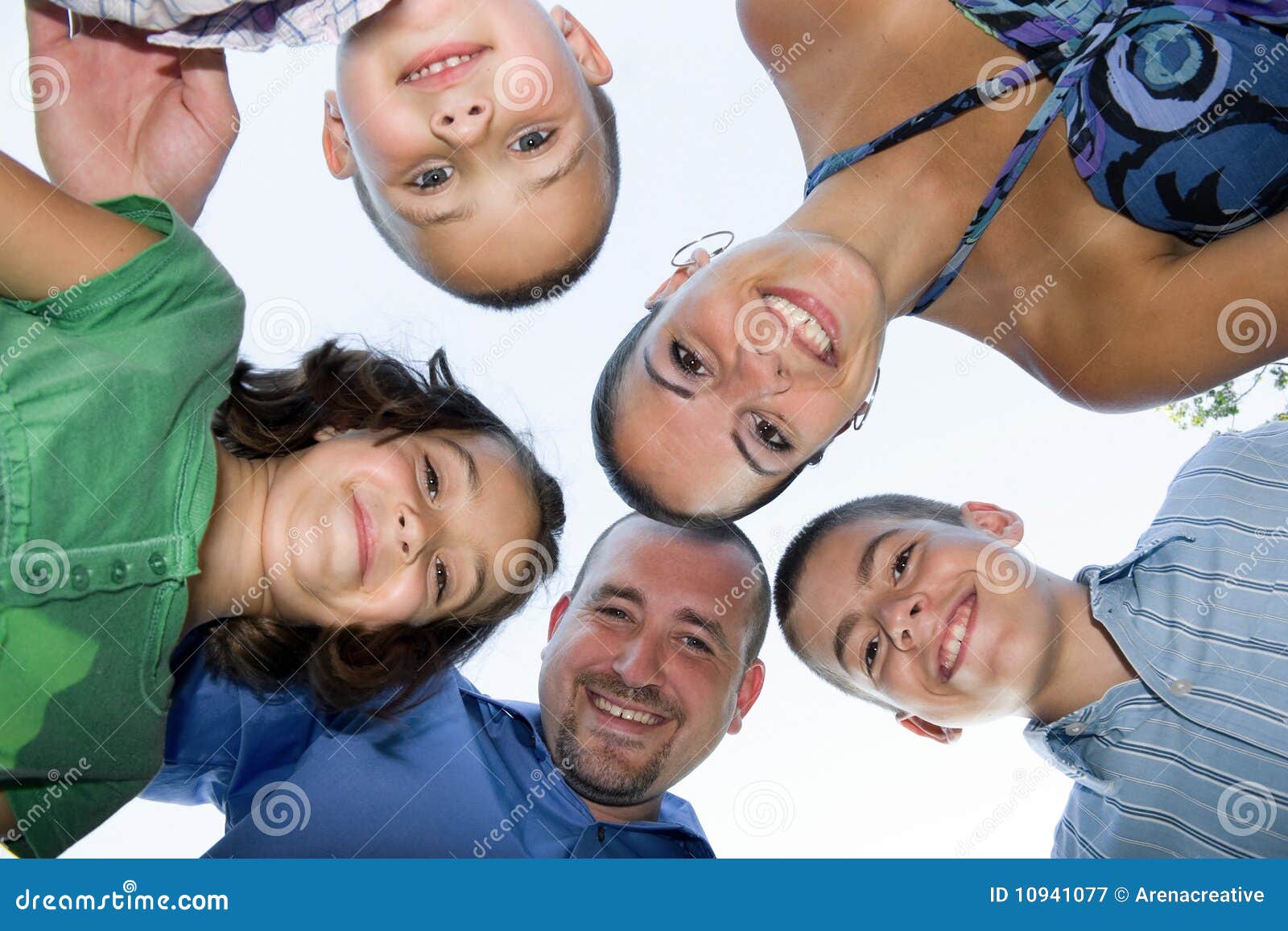 Happy Smiling Family stock image. Image of circle, kids - 10941077