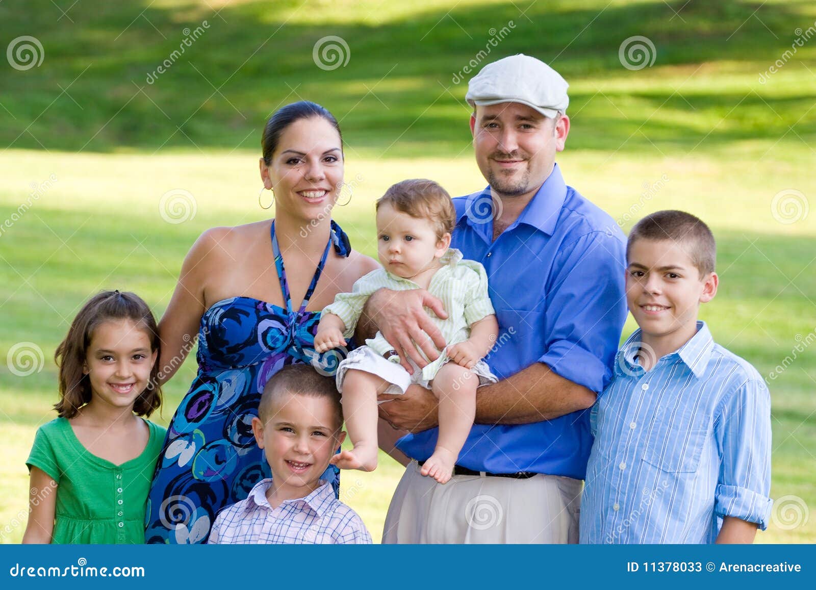 Happy Smiling Family stock image. Image of father, love - 11378033