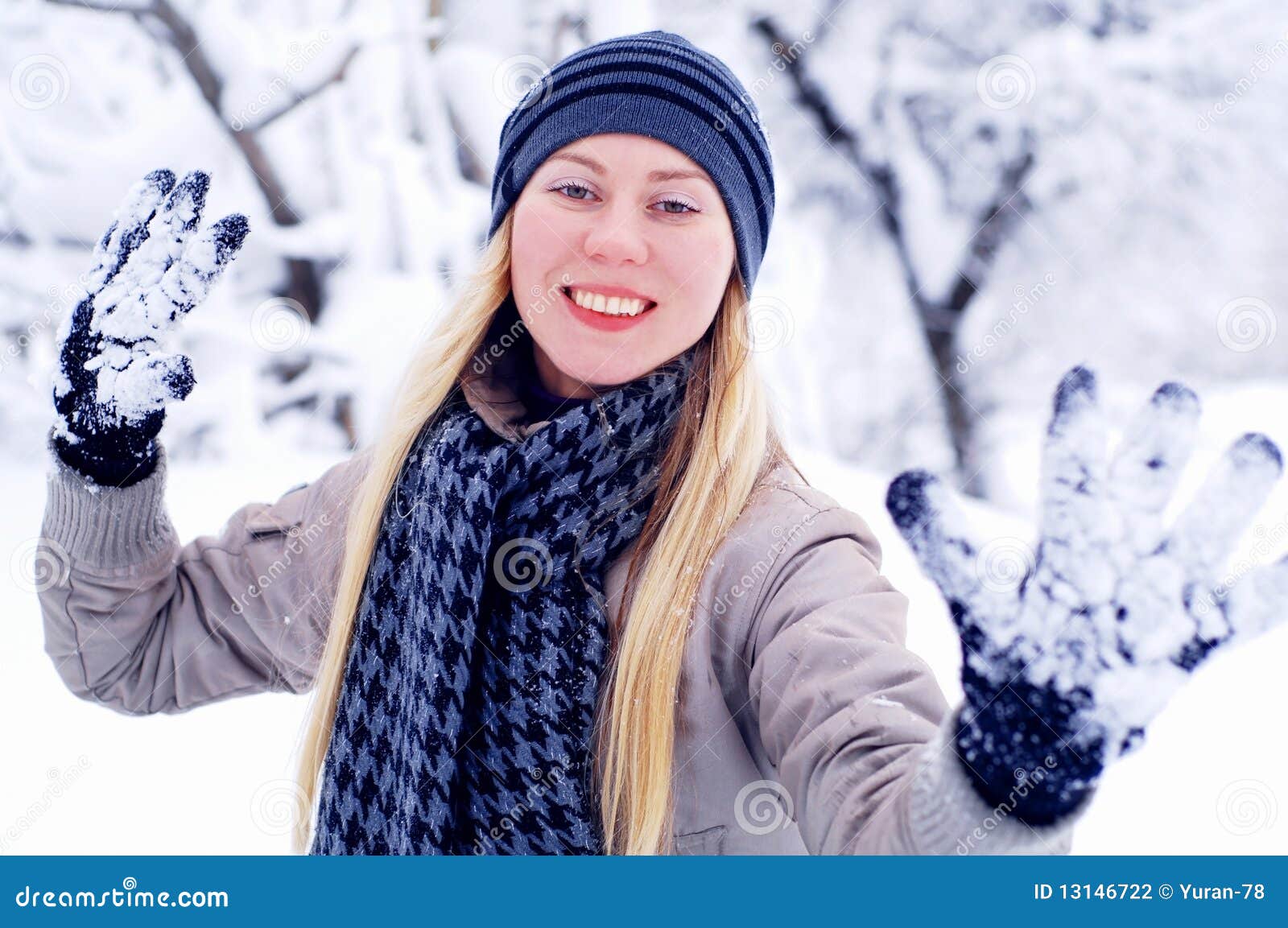 Happy Smiling Girl in Winter Stock Photo - Image of lifestyle, couple ... Happy Smiling Girl in Winter Stock Photo - Image of lifestyle, couple ...