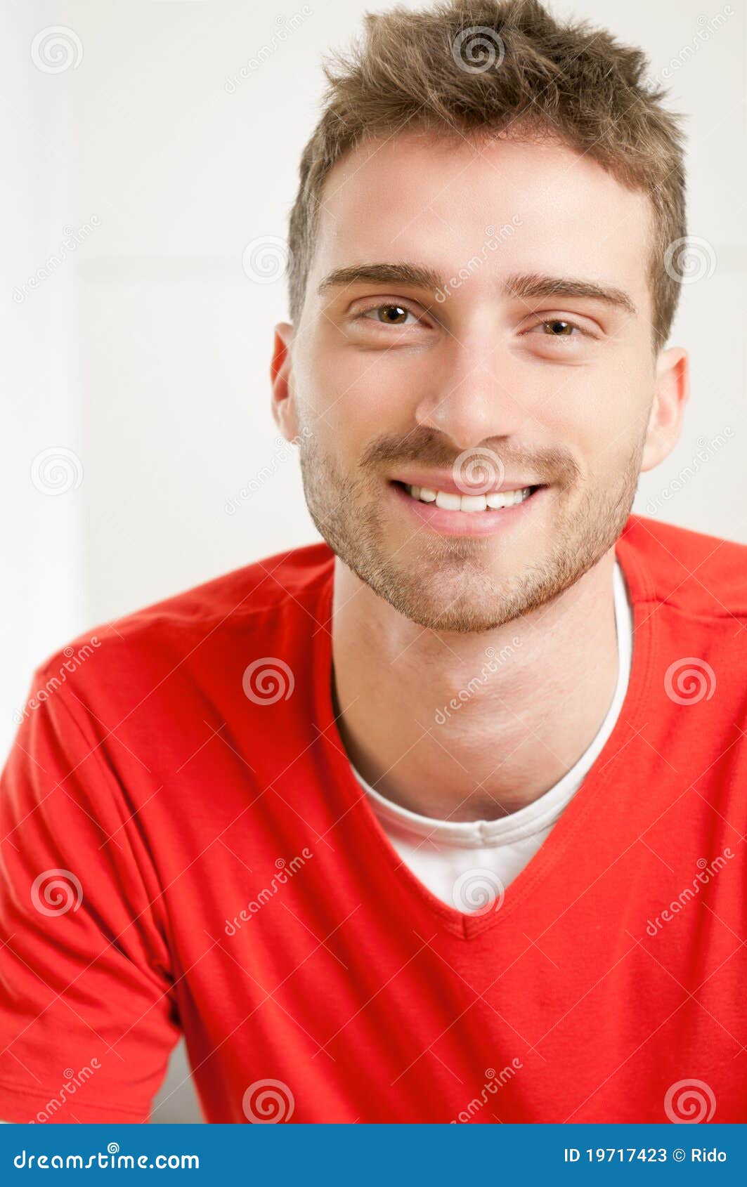 Happy smiling guy stock image. Image of happy, smiling - 19717423