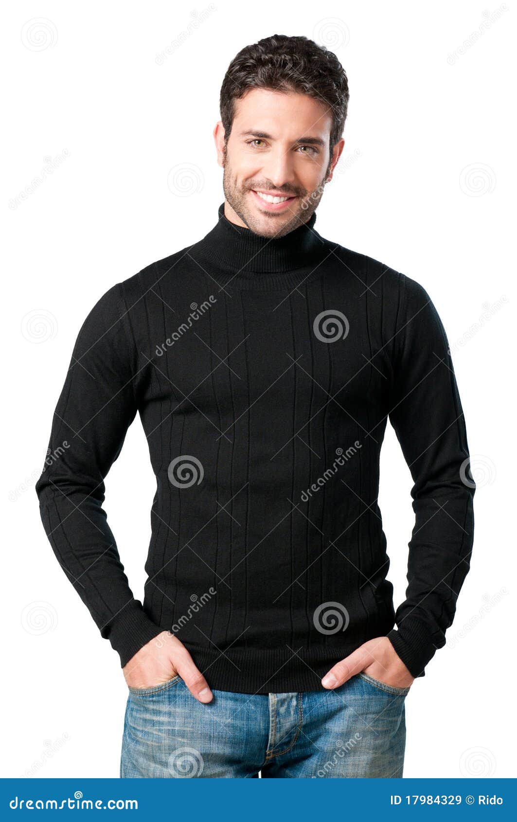 Happy smiling guy isolated stock image. Image of friendly - 17984329
