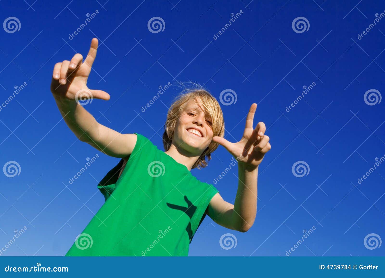 Happy smiling kid stock photo. Image of kids, framing - 4739784