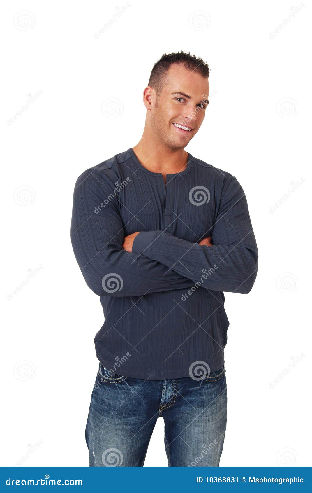 Happy smiling man stock image. Image of adult, hunk, confident - 10368831