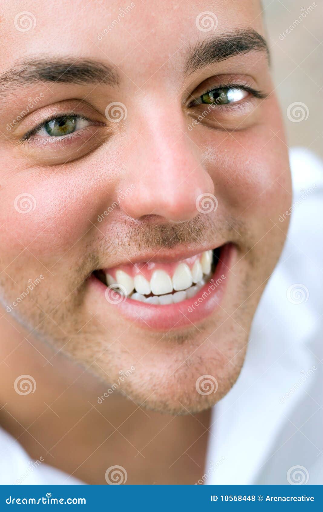 Happy Smiling Man stock photo. Image of businessman, cheerful - 10568448