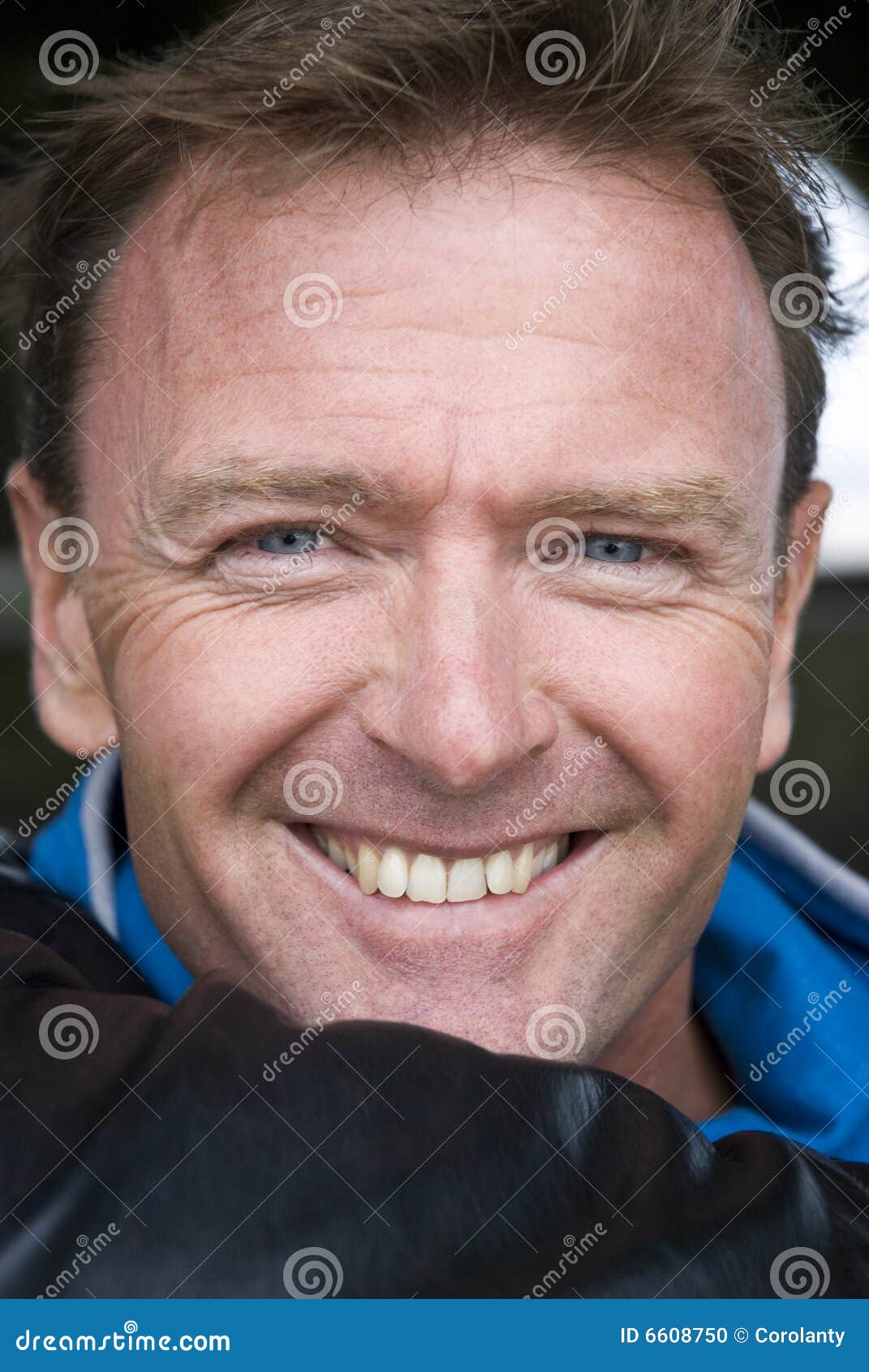 Happy smiling man stock photo. Image of healthy, forties - 6608750