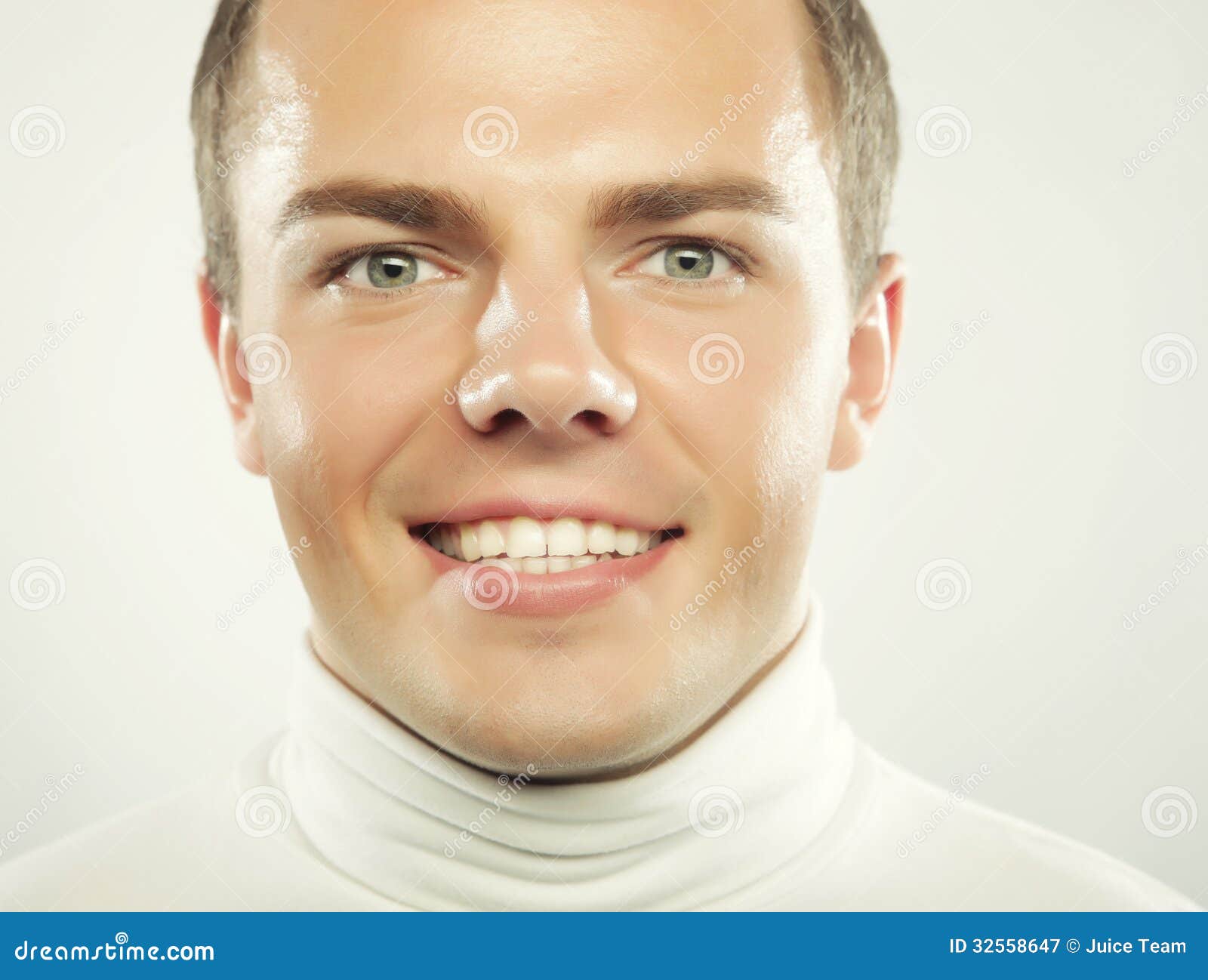 Happy smiling man, stock image. Image of dental, human - 32558647