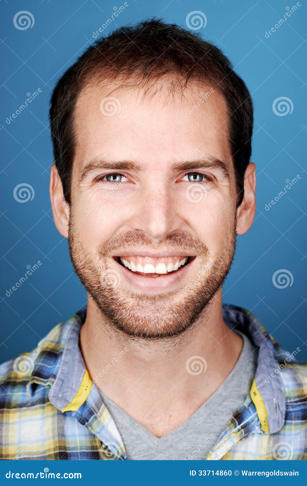 Happy smiling man stock photo. Image of male, attractive - 33714860