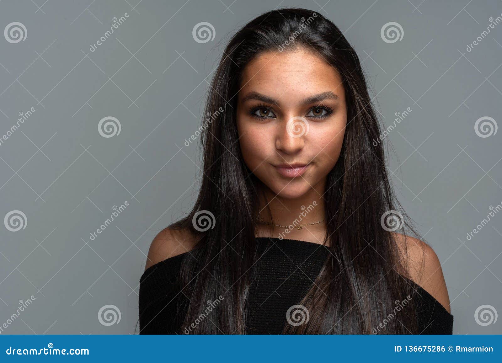 Minority Teen Model stock photo. Image of girl, beautiful - 136675286
