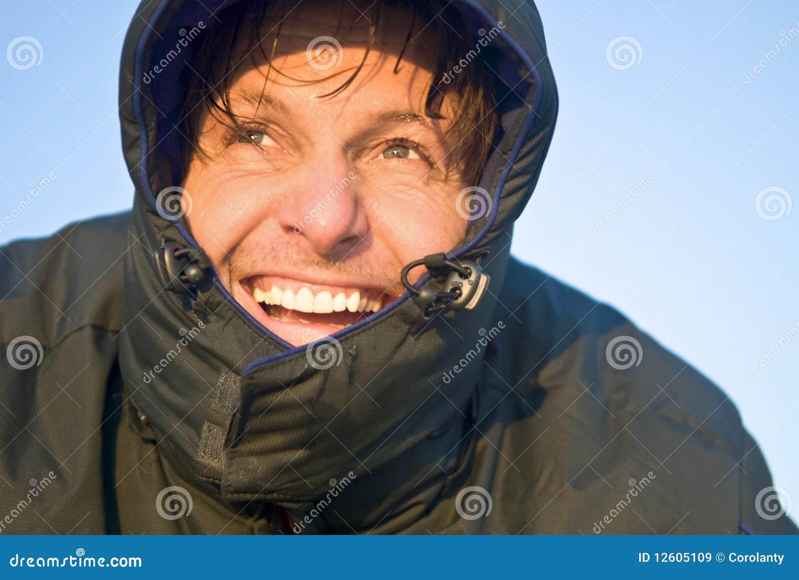 Happy smiling outdoor man stock image. Image of portrait - 12605109
