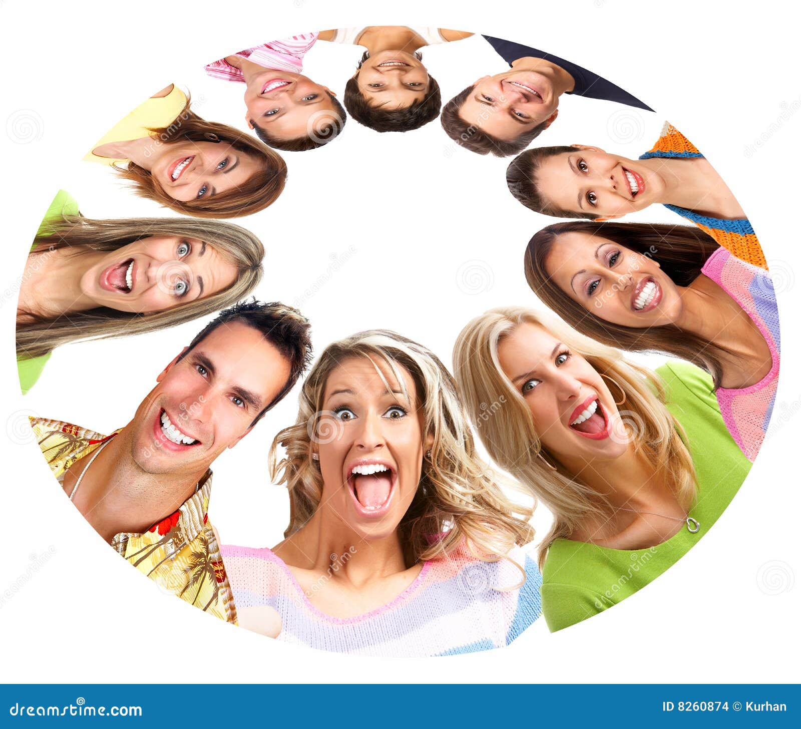 Happy smiling people stock photo. Image of company, celebration - 8260874