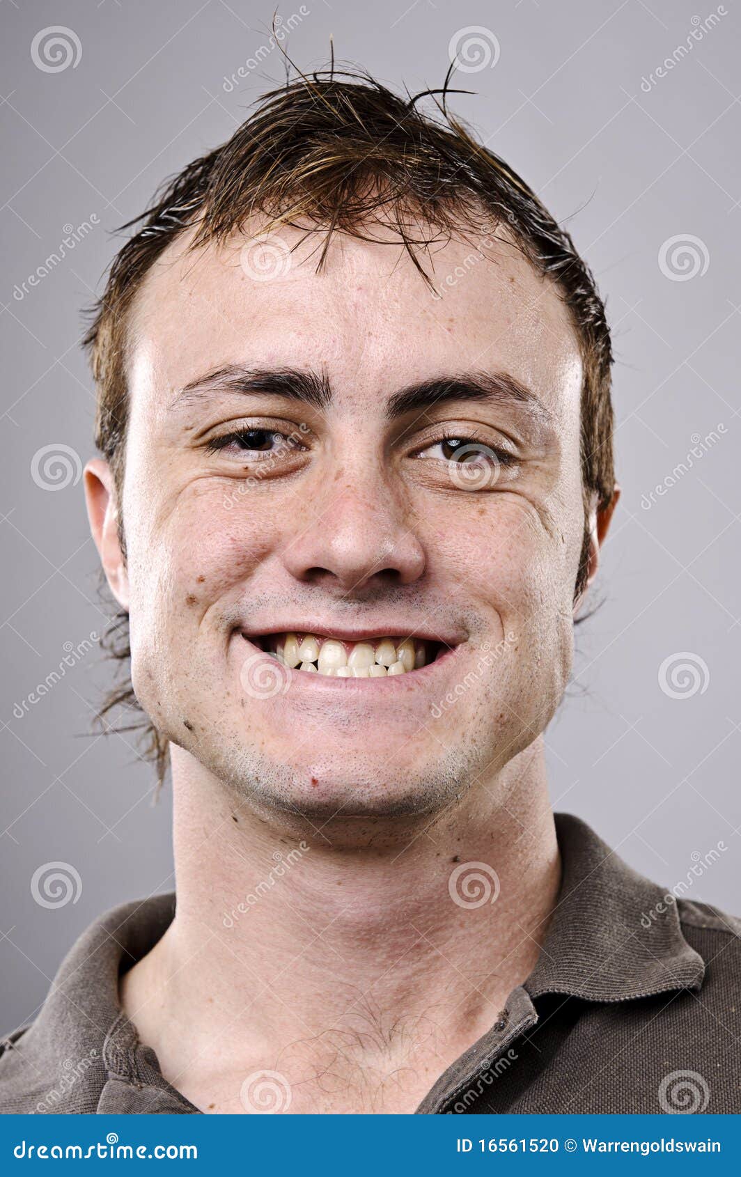 Happy smiling portrait stock photo. Image of fine, eyes - 16561520