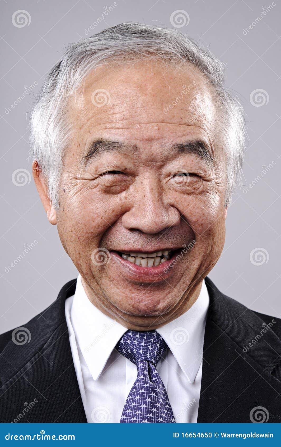 Happy smiling portrait stock photo. Image of wrinkle - 16654650