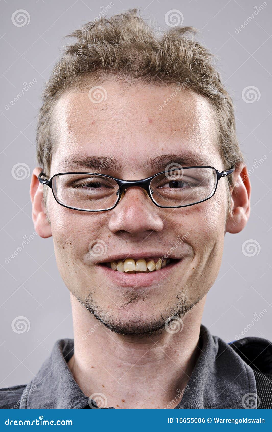 Happy smiling portrait stock photo. Image of detail, teeth - 16655006
