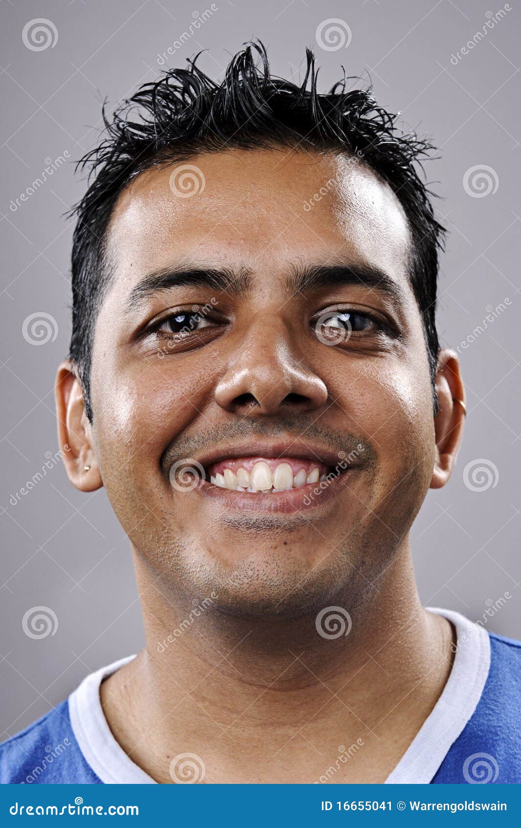 Happy smiling portrait stock image. Image of eyes, indian - 16655041