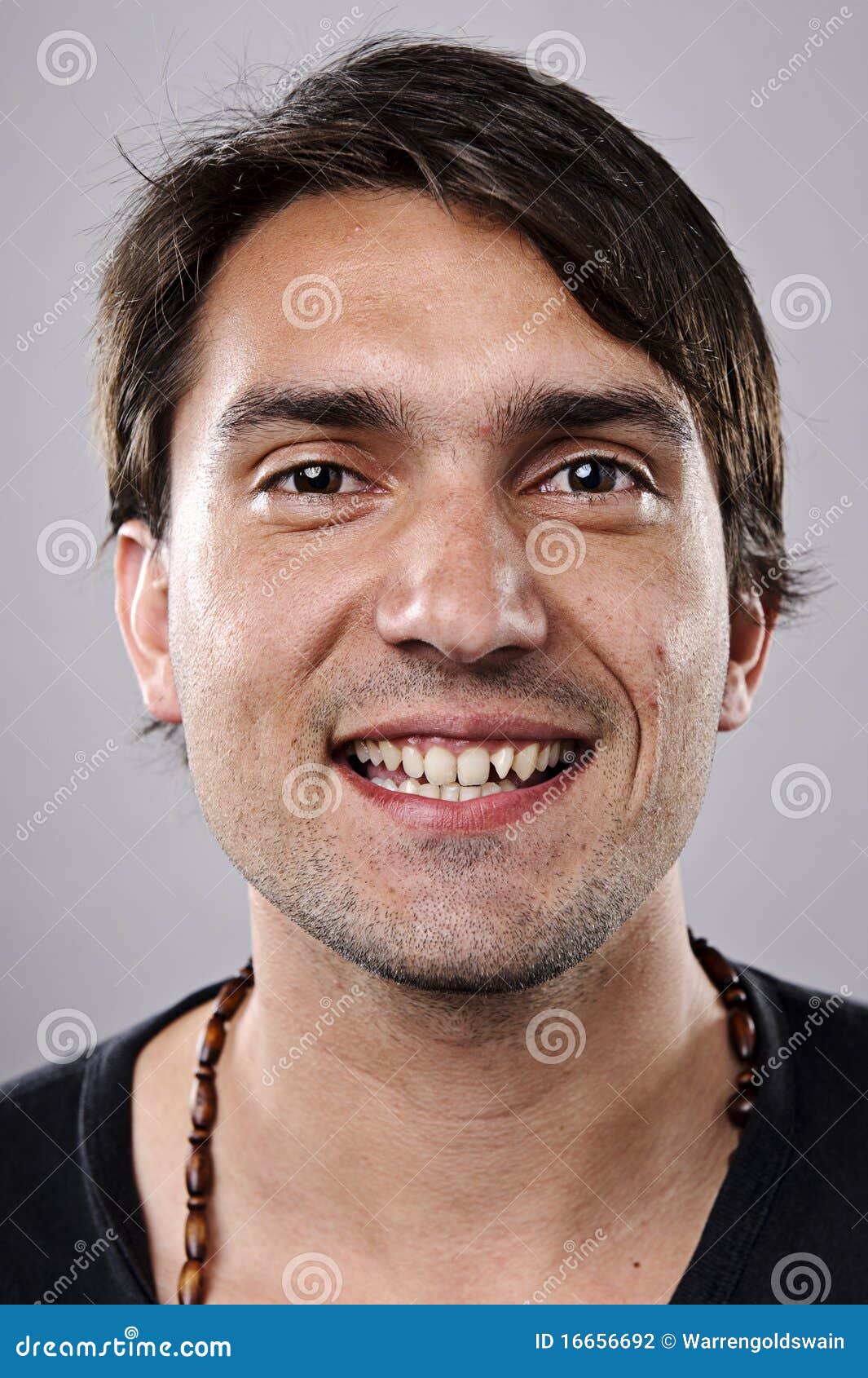 Happy smiling portrait stock photo. Image of isolated - 16656692