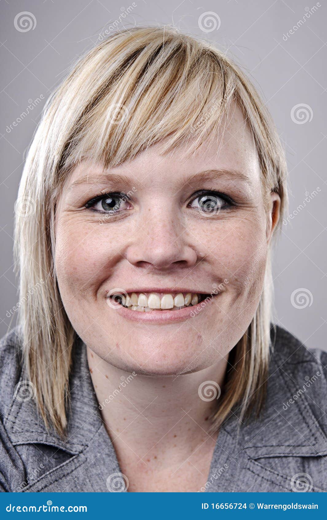 Happy smiling portrait stock photo. Image of woman, portrait - 16656724