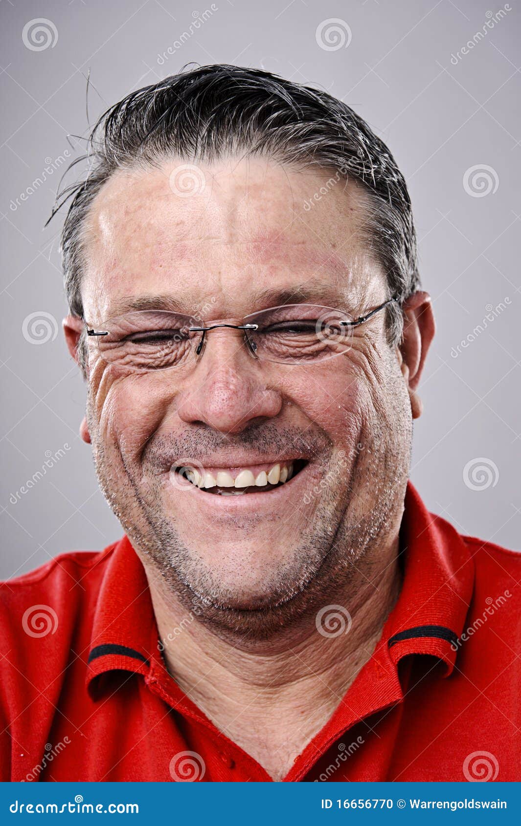 Happy smiling portrait stock photo. Image of hair, aged - 16656770