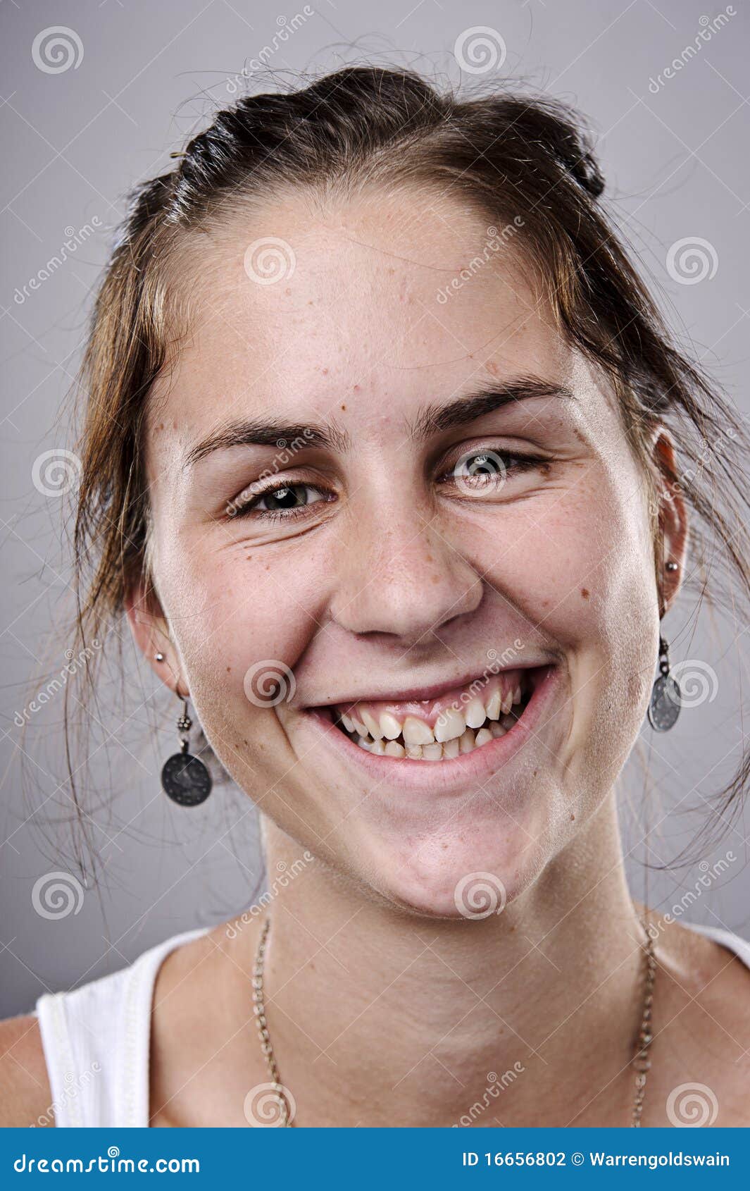 Happy smiling portrait stock photo. Image of natural - 16656802