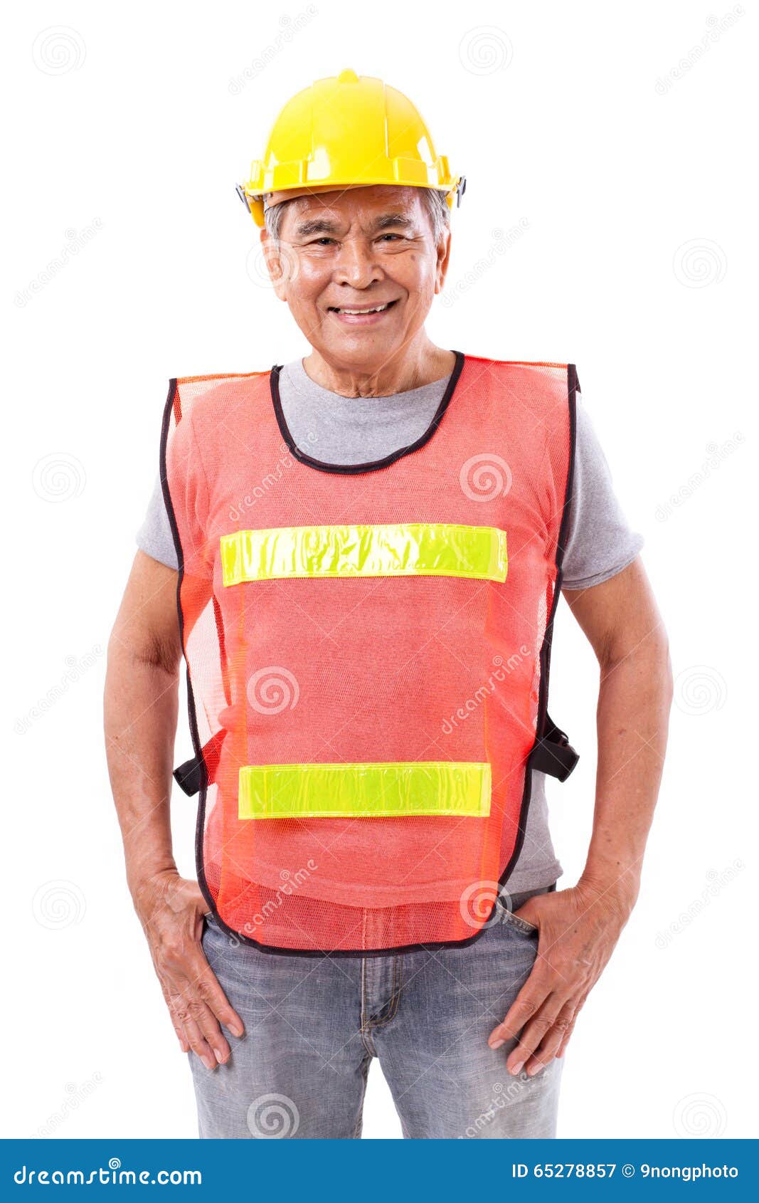 Happy, Smiling Senior Construction Worker or Engineer Stock Image ...