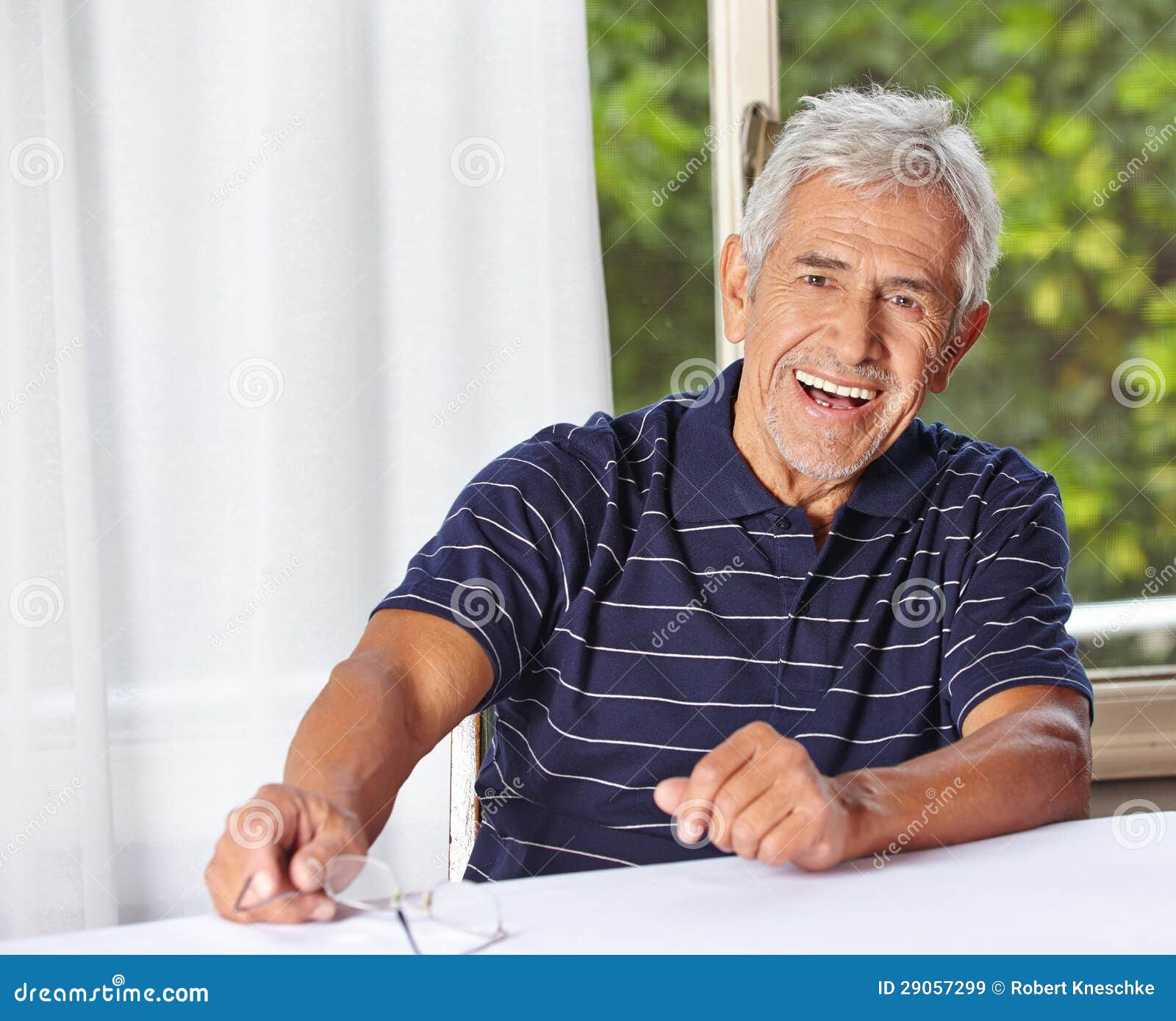 Happy smiling senior man stock image. Image of caucasian - 29057299