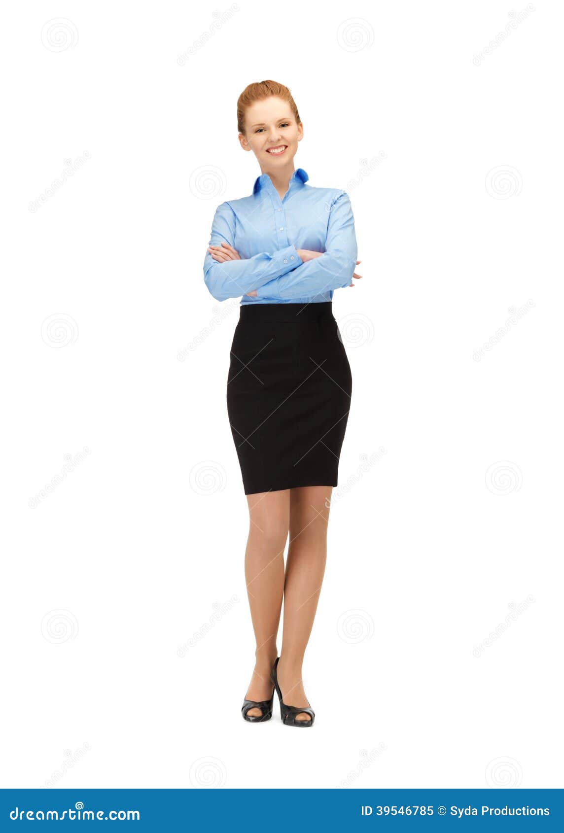 Happy and Smiling Stewardess Stock Image - Image of gorgeous, hostess ...